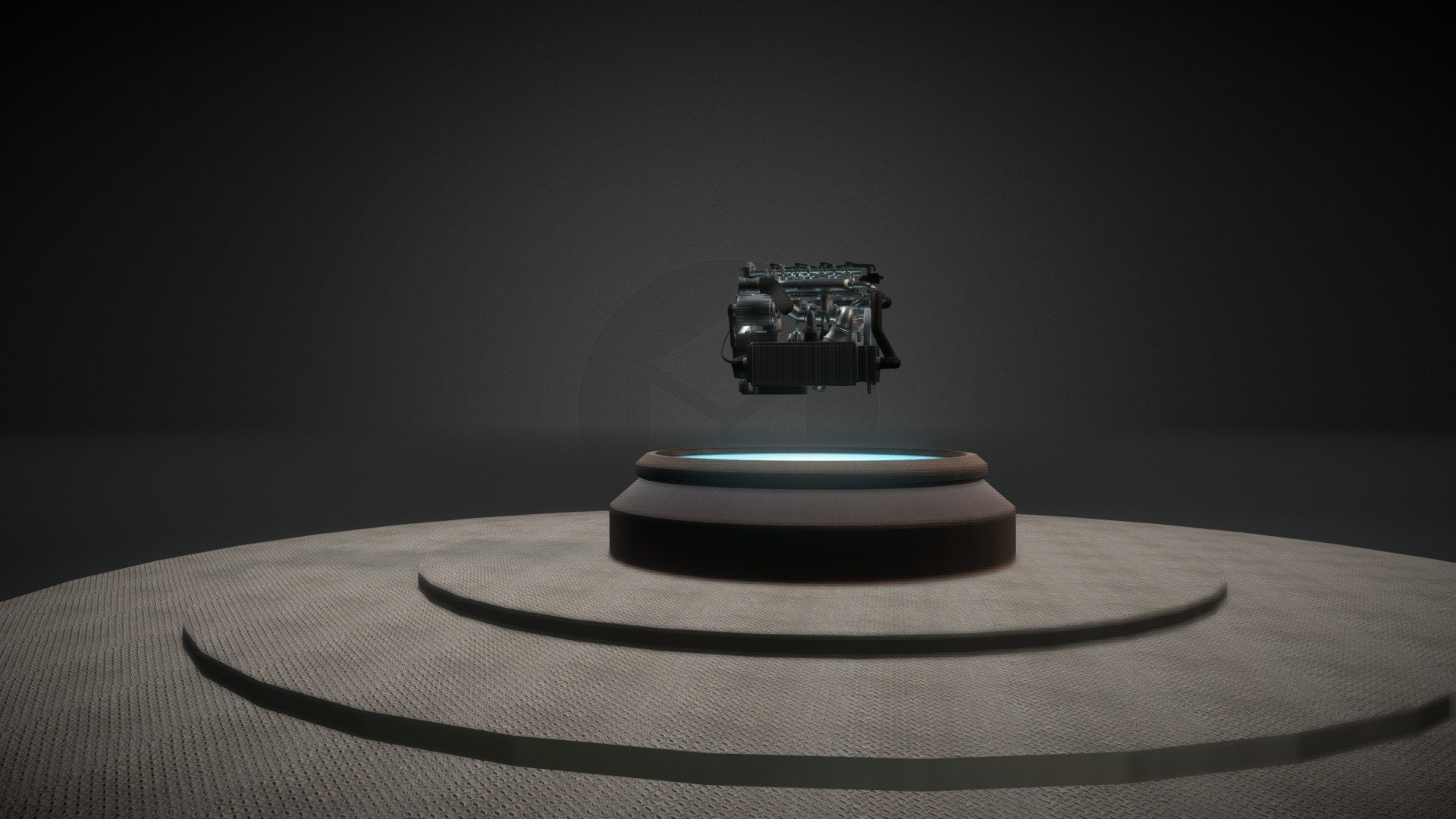 Motor VR Low Poly Szene 2 Textur Reduziert - 3D model by Aeggi [5b4af12 ...