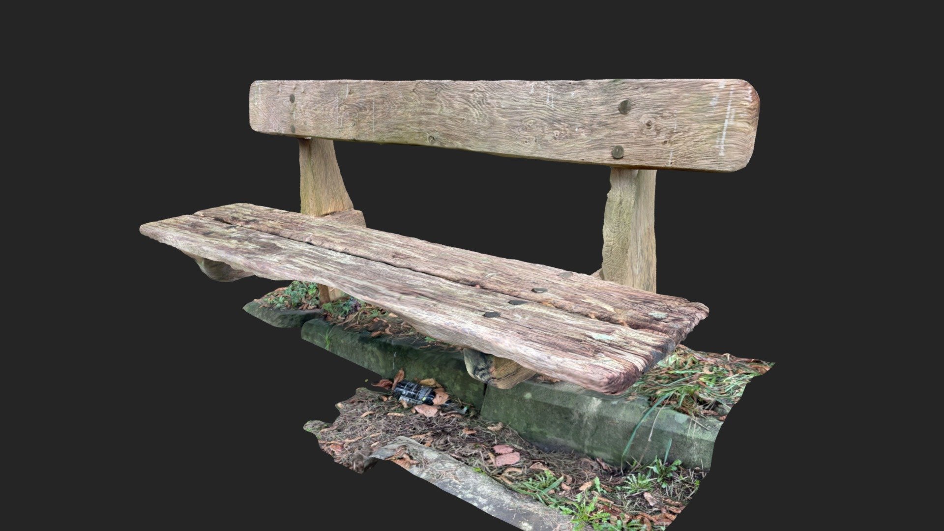 Wooden Bench - Download Free 3D model by Domingos Studios (@domingos ...