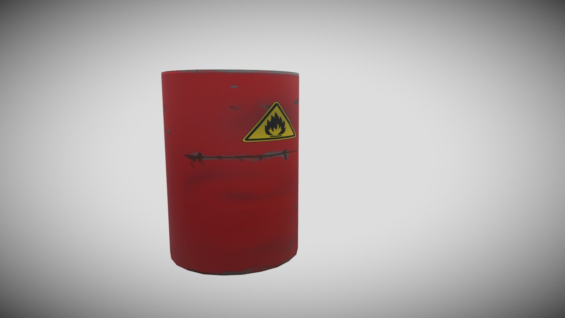 Explosive barrel - 3D model by Jacob Wiley (@Wyli) [5b4e183] - Sketchfab