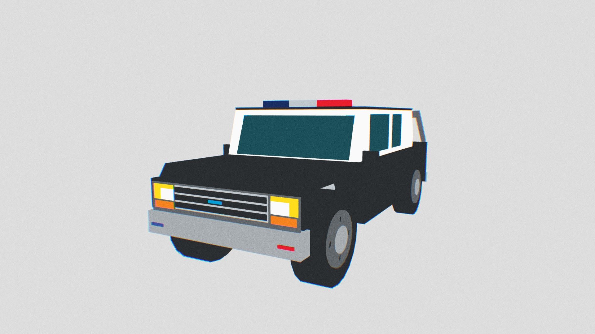 Police Transport (Low-Poly) - 3D model by Da_archit3ct [5b4f3b2 ...