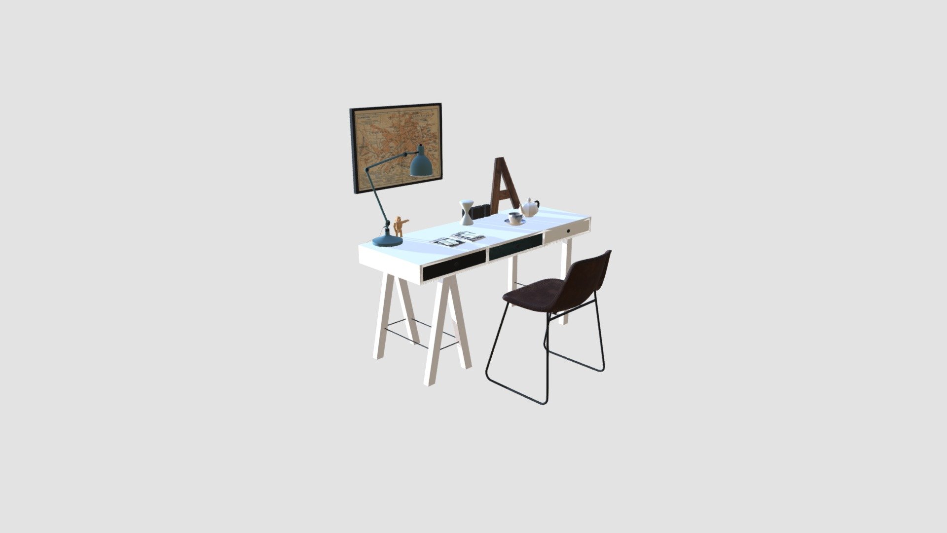 office set - Buy Royalty Free 3D model by Evermotion [5b50290 ...