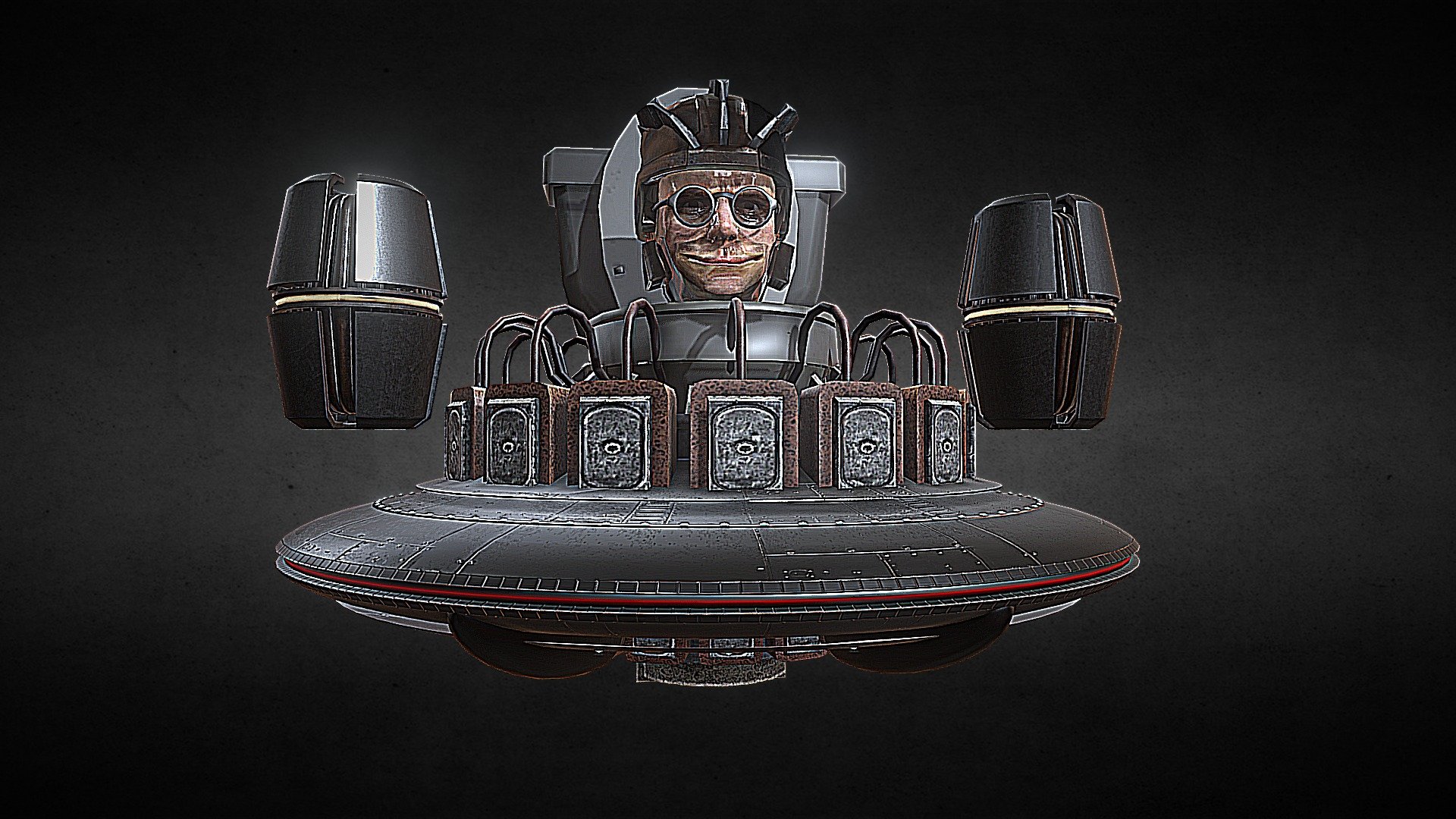 Astro flying saucer (Observer) - Download Free 3D model by photon (that one larry) (@Professor ...