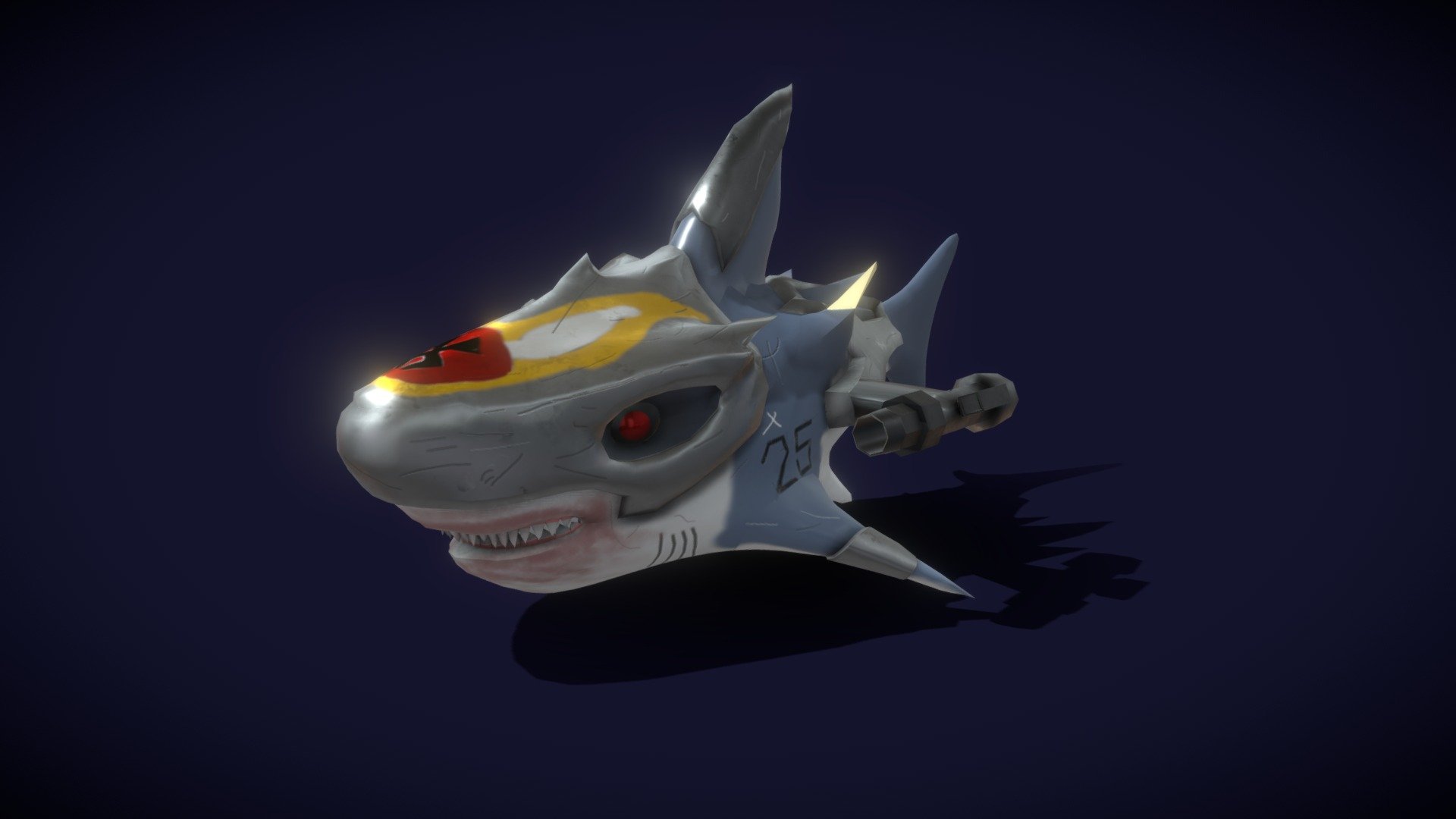 Model MechaShark 25 - 3D model by thichakron0 [5b54693] - Sketchfab