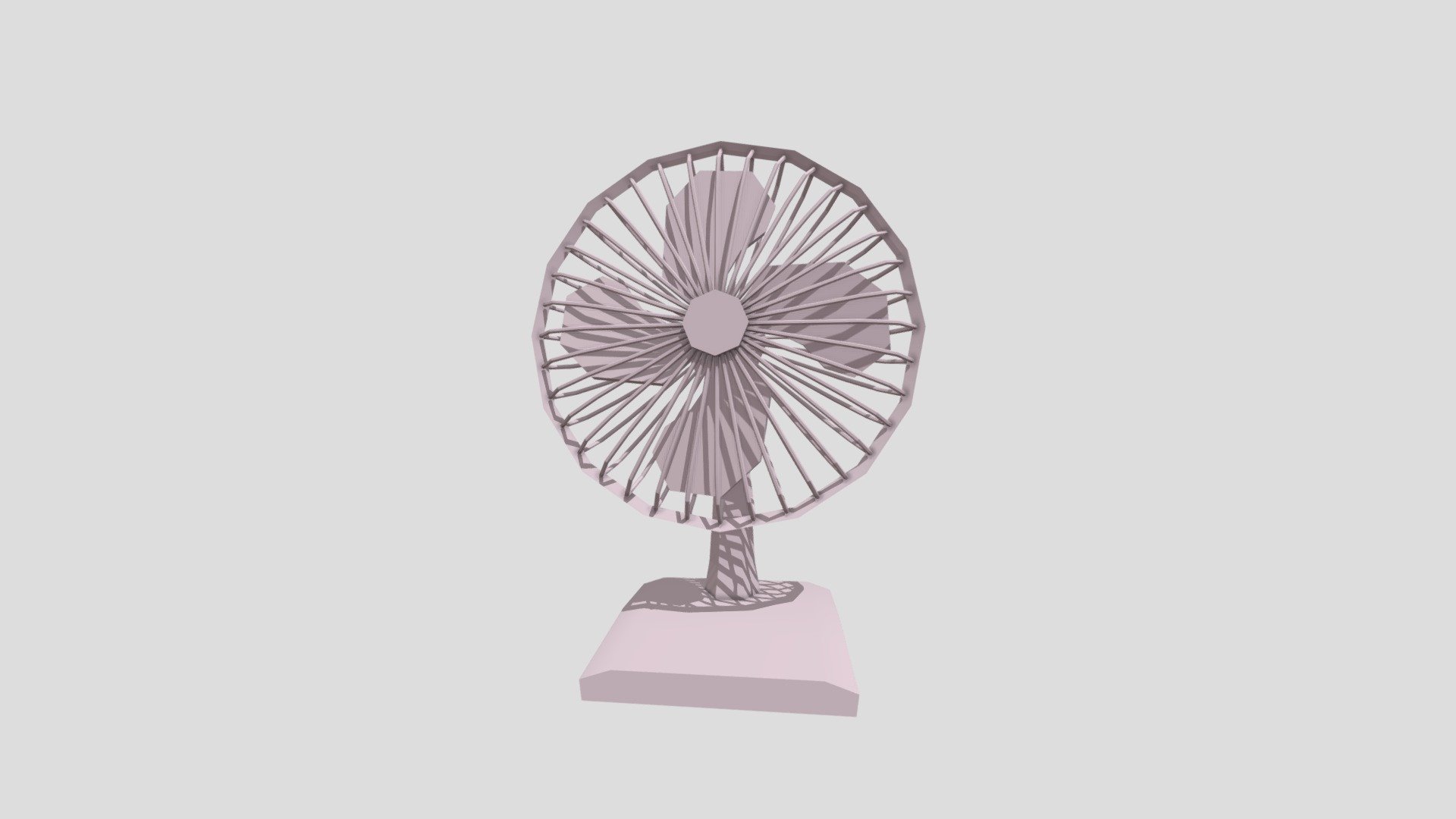 Table-fan - 3D model by jun.una.una [5b54d70] - Sketchfab