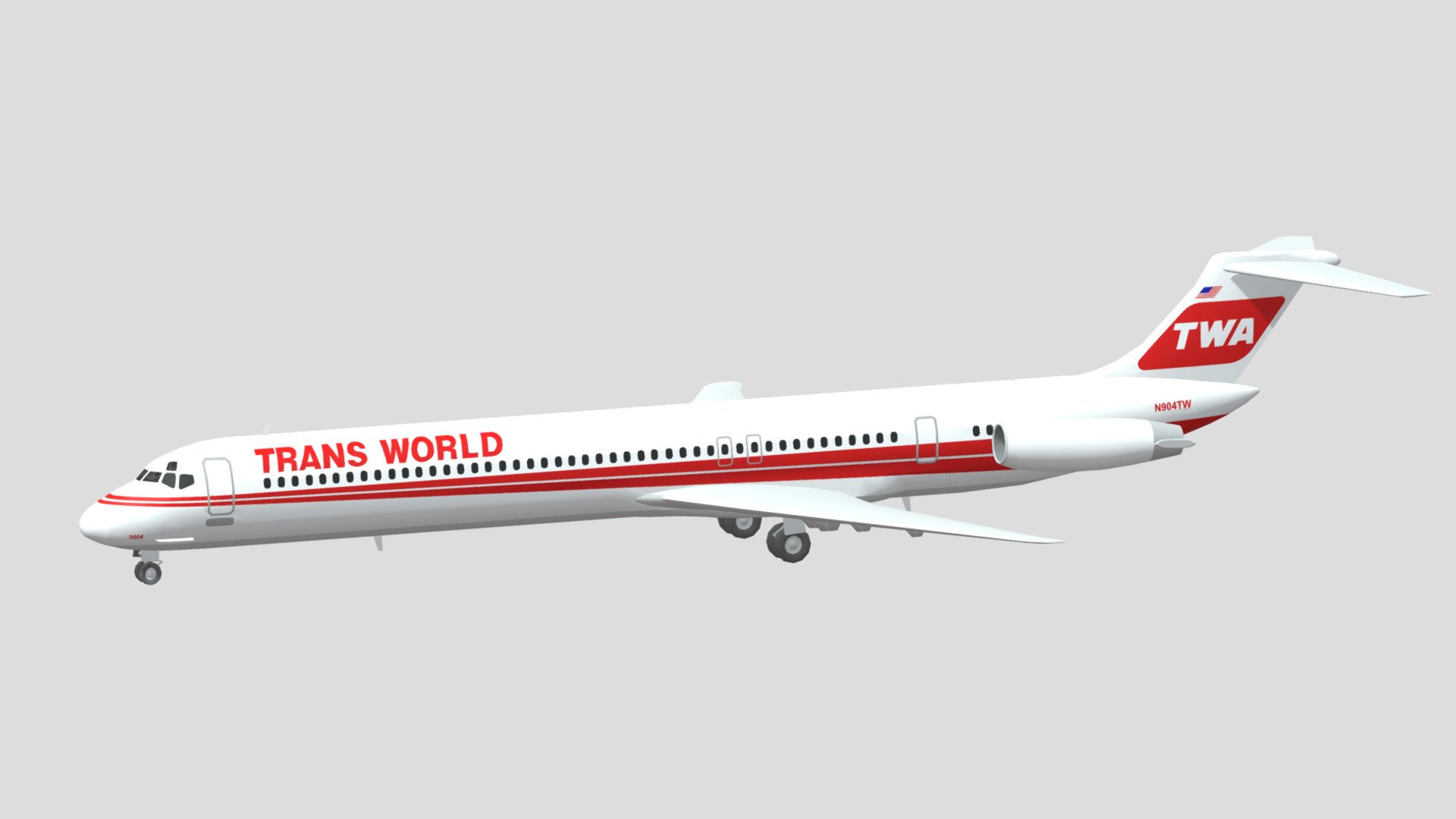 mcdonnell douglas md-82 - Download Free 3D model by 1883 [5b559b8 ...