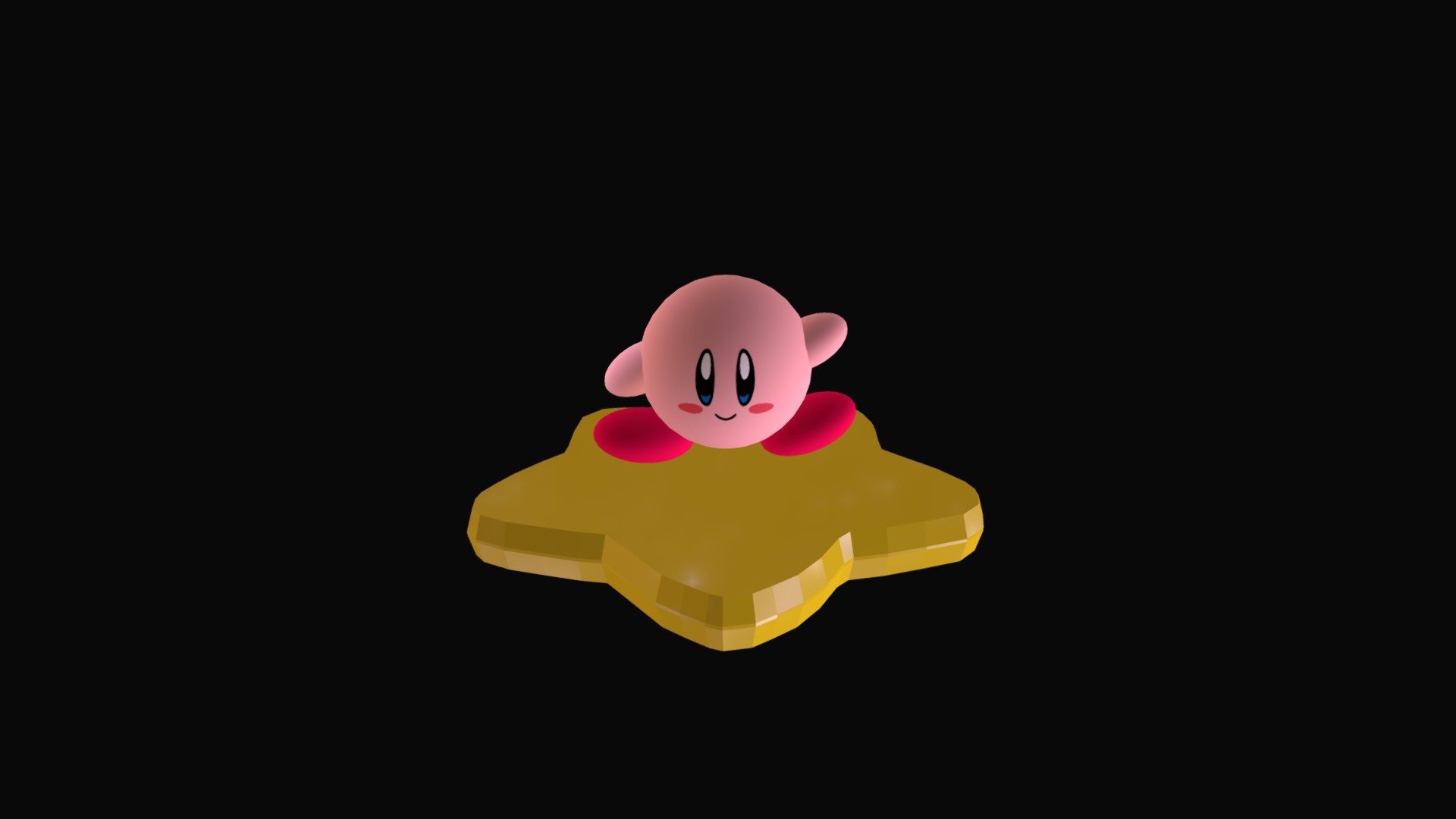 Kirby With Star - 3D model by blasko88 [5b568b5] - Sketchfab
