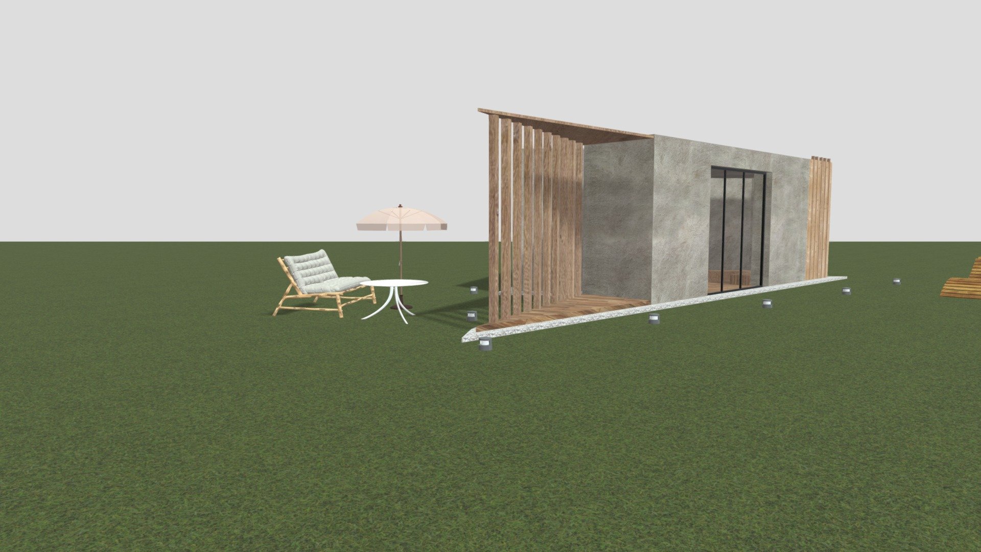 Zig zag house - Download Free 3D model by Patrycja.Kaczmarczyk [5b57352 ...