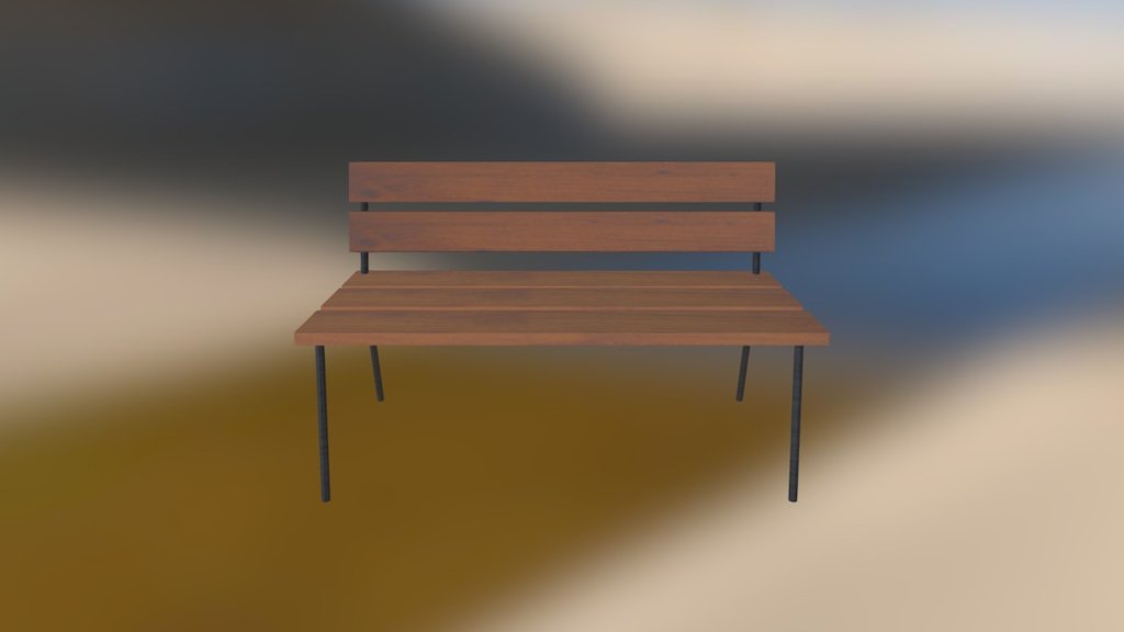 Bench - 3D model by tputteman [5b57e88] - Sketchfab