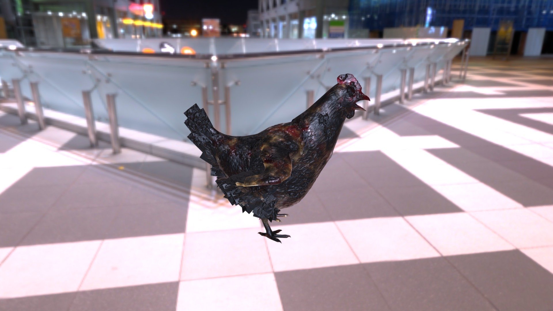 Chicken dead burned - 3D model by wetpwnage [5b5c5bc] - Sketchfab