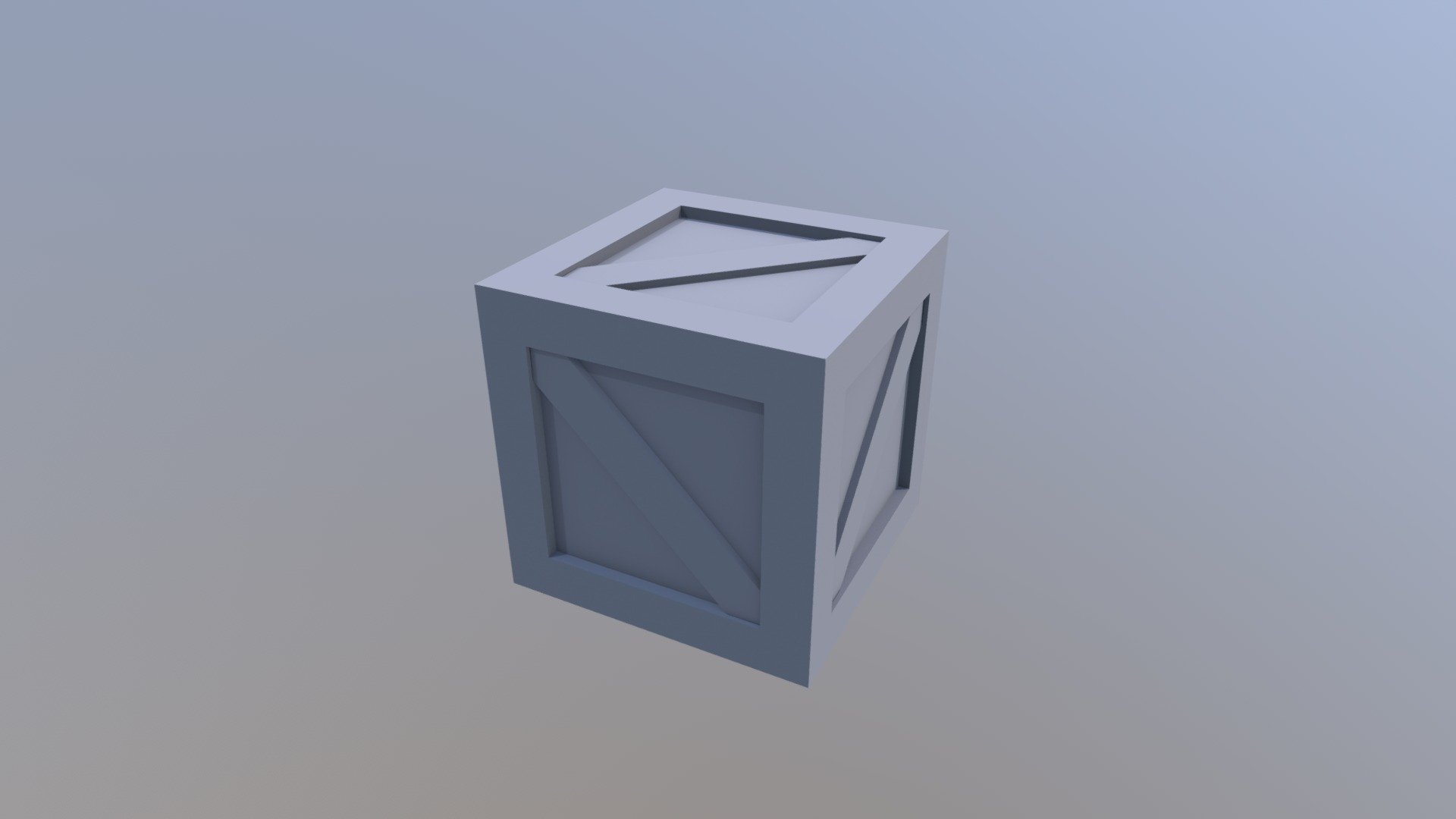 low poly crate - 3D model by Saurabh Kumar (@saurabhkumar) [5b5d07a ...