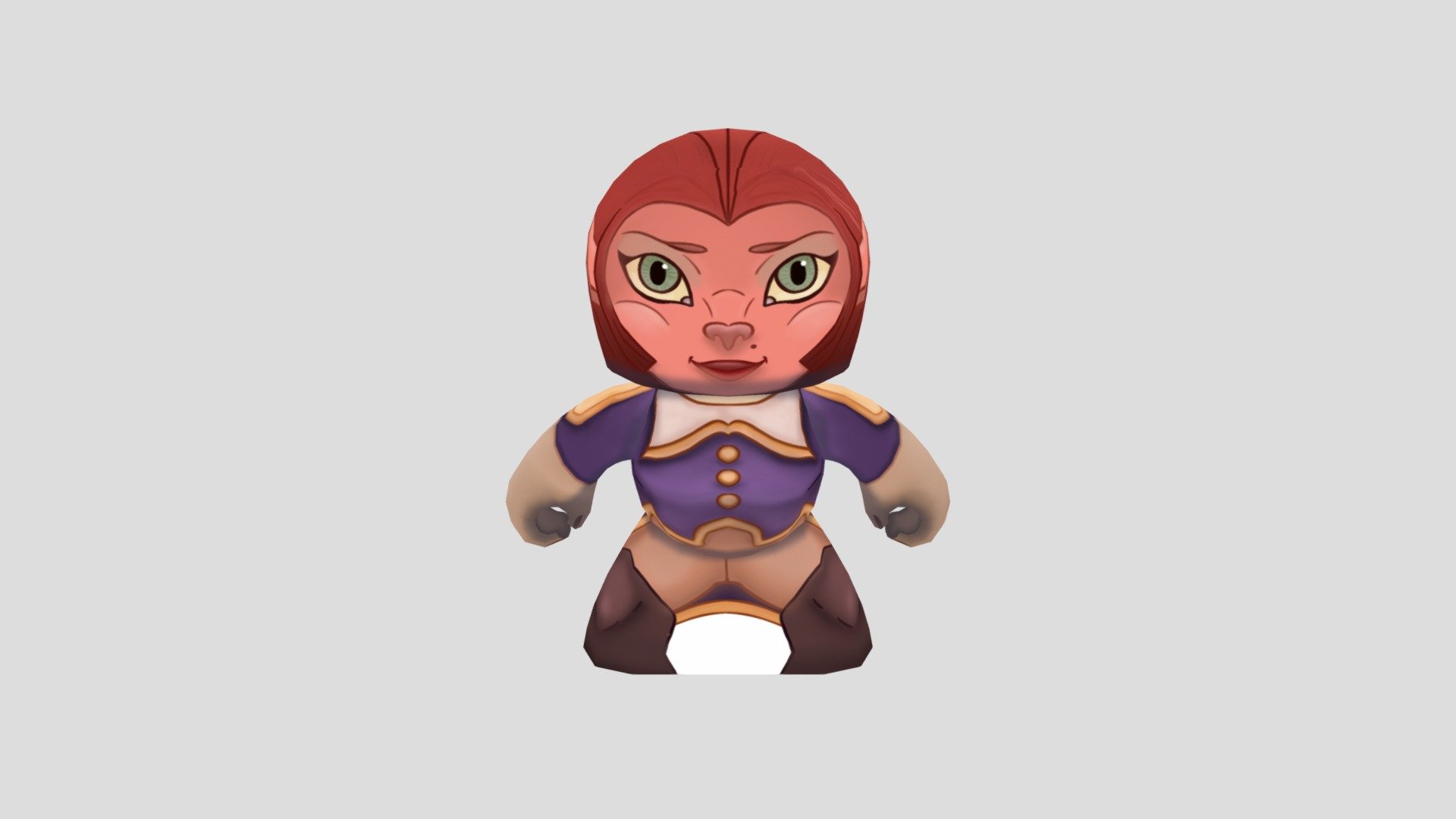 Mighty Mugg Captain Amelia (Treasure Planet) - 3D model by ...