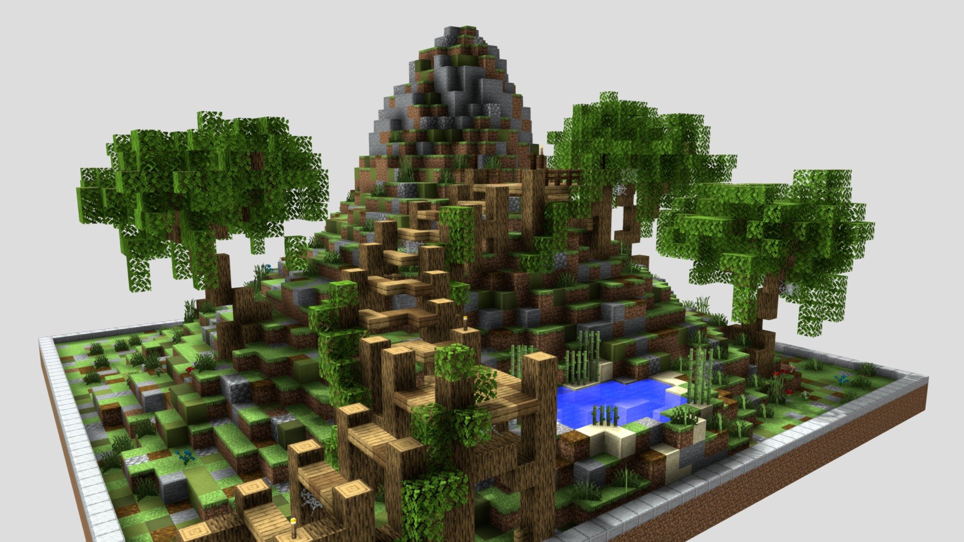 Minecraft Creative Spawn - 3D model by zenwood (@amir.saranbih ...