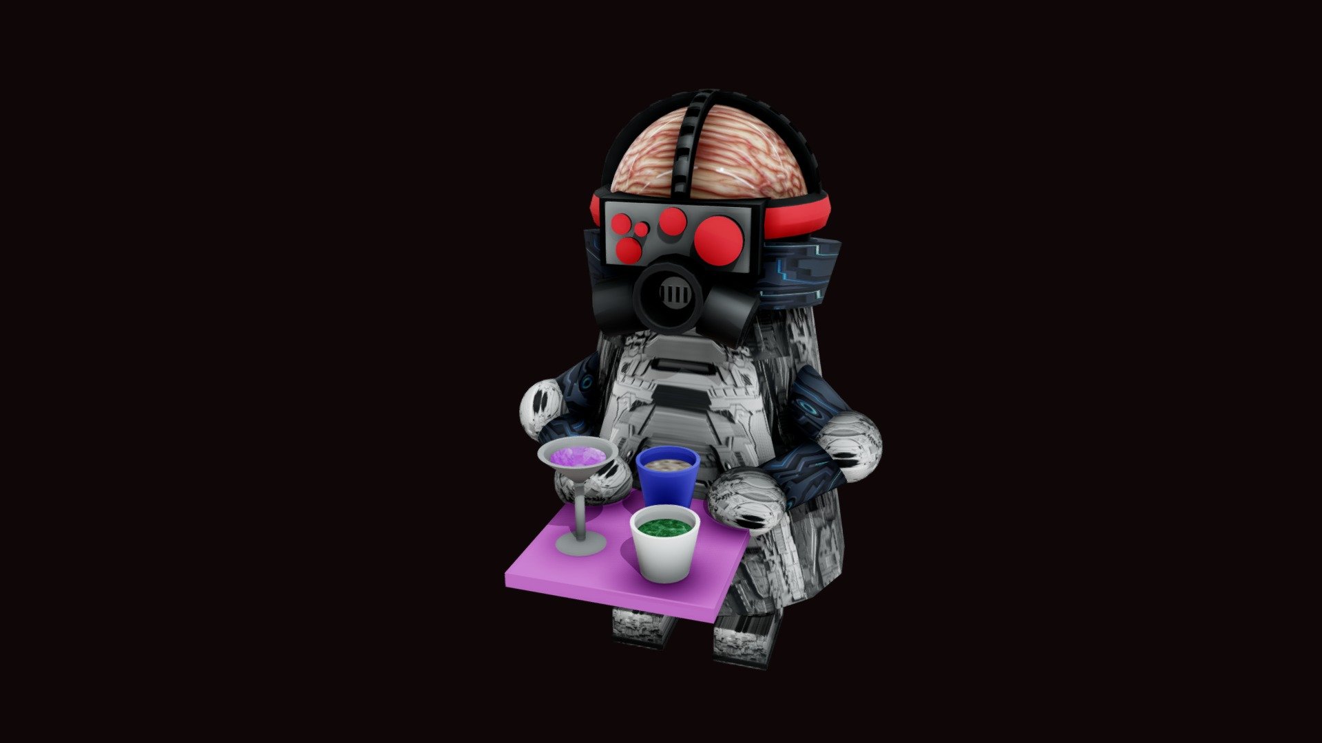 Cyborg Butler - Download Free 3D model by tl0615 [5b5e717] - Sketchfab