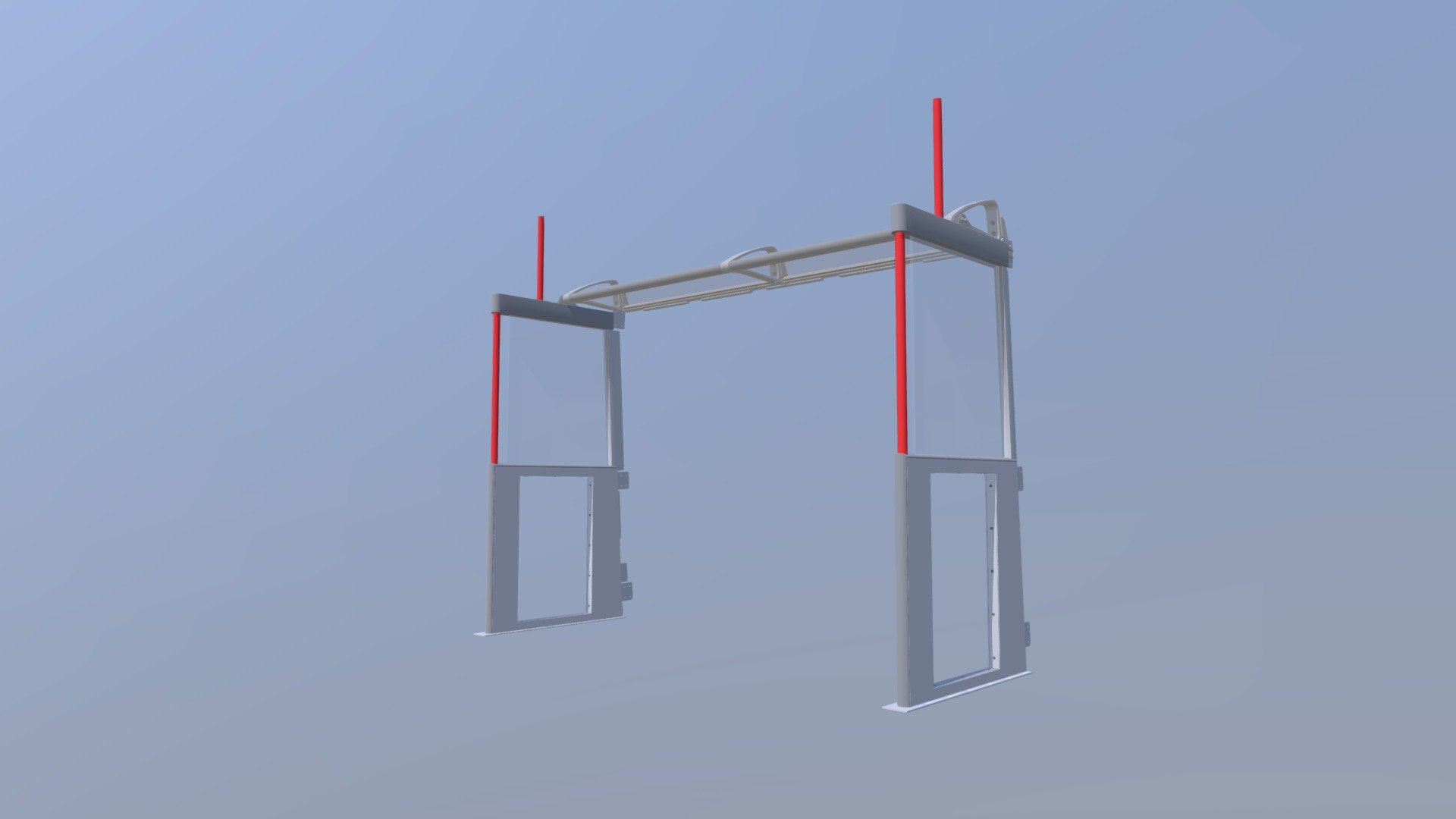 Draughtscreen Luggage Rack 070619 - 3D model by creactive-transport ...