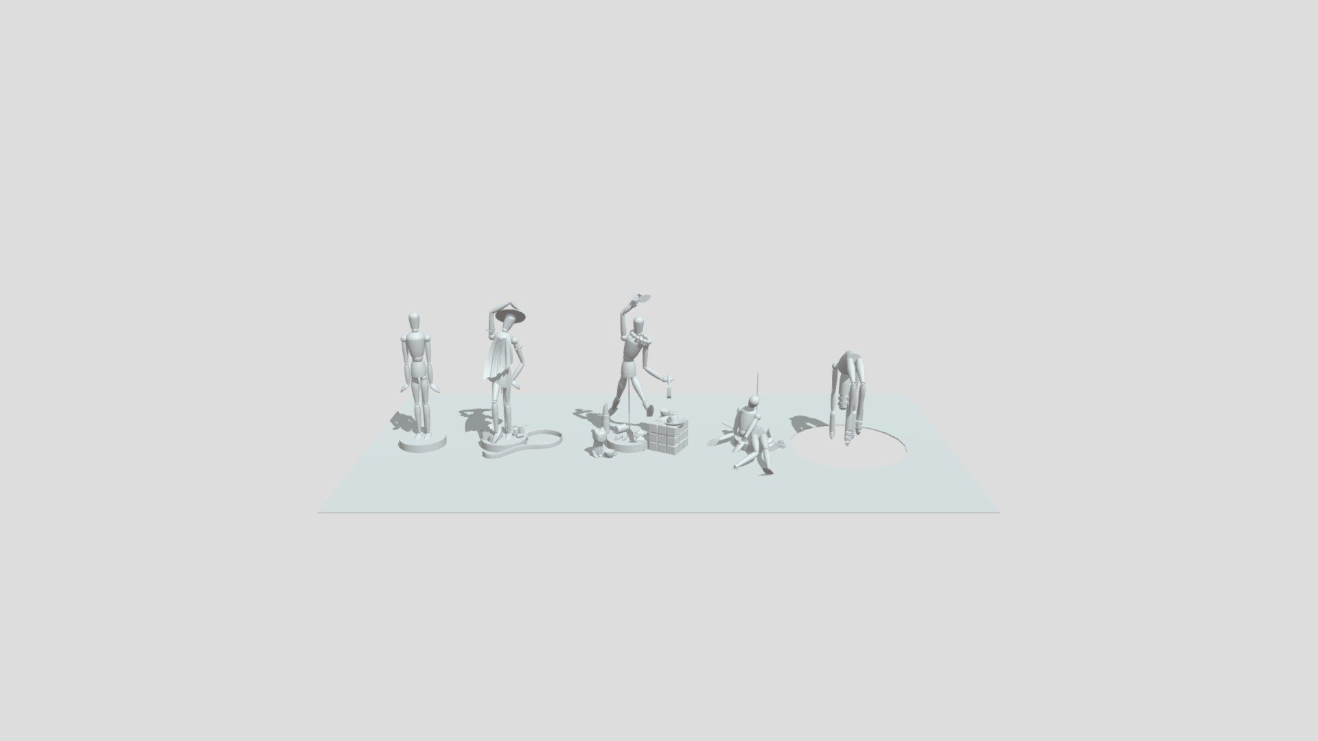 [XYZ School] Drafts 5 - Download Free 3D model by Tvarya [5b61288] - Sketchfab