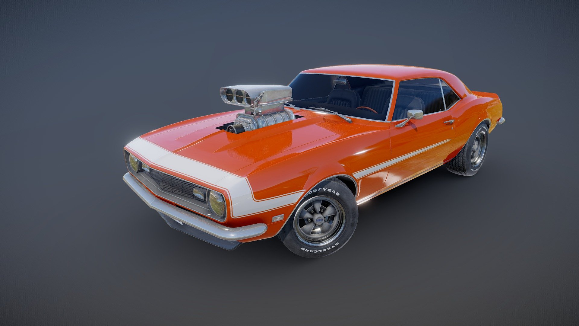 American muscle car - Buy Royalty Free 3D model by Veaceslav Condraciuc ...