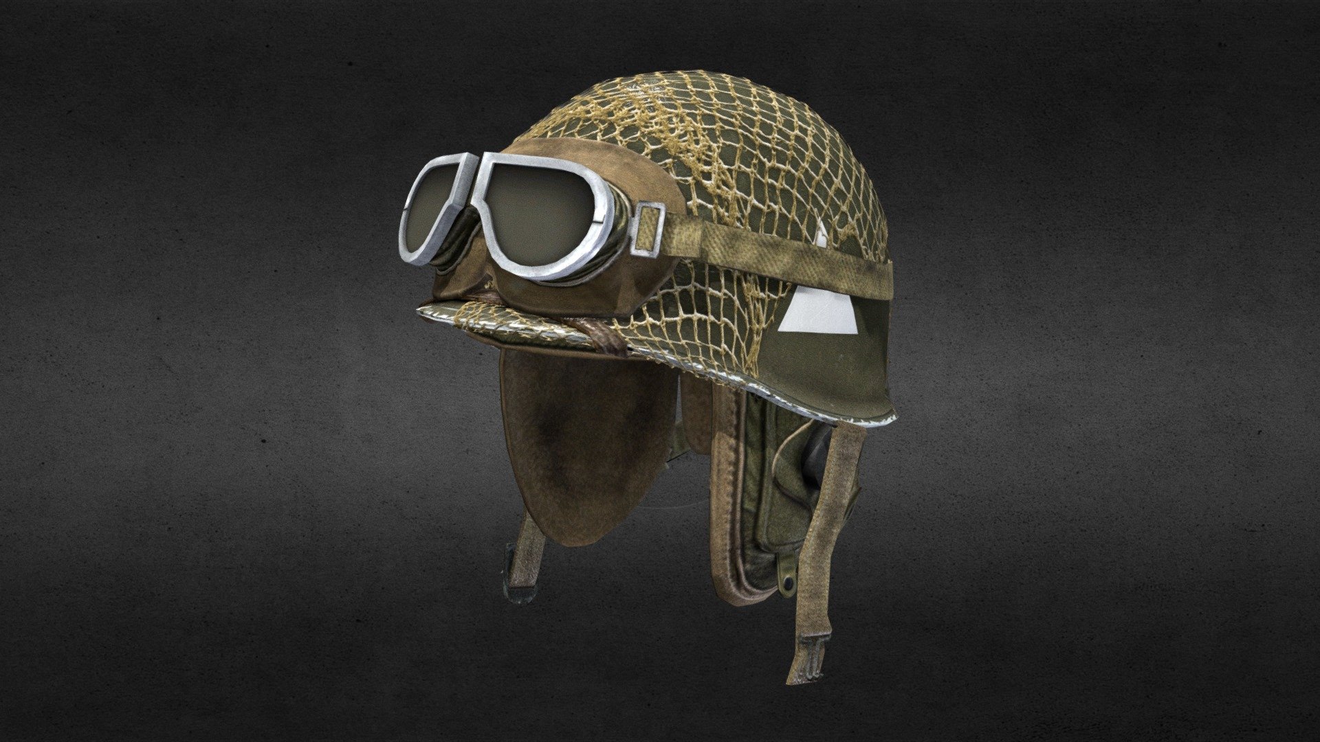 WW2 US Tank Helmet M1 - 3D model by Jove Chiere (@jovechiere) [5b62a96 ...