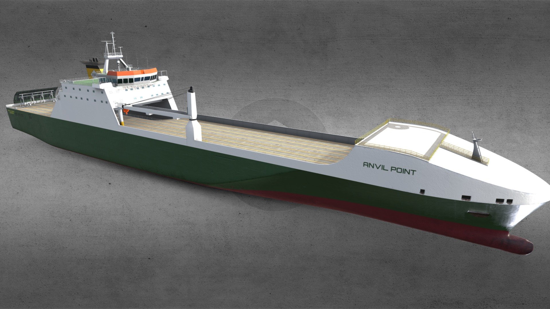 MV Anvil Point - 3D model by mjhathaway [5b63487] - Sketchfab