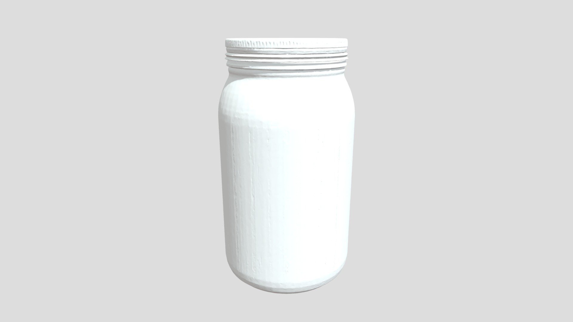 clear plastic jar - 3D model by sekarree7 [5b65708] - Sketchfab