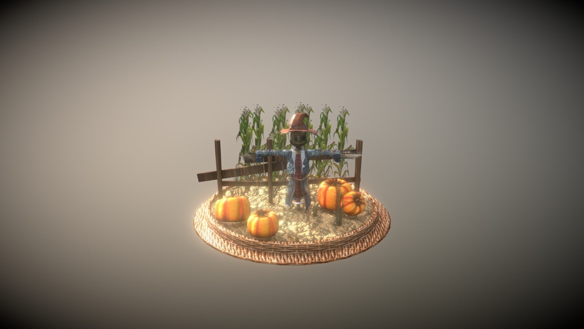 scare_crow - 3D model by upenthiran (@upen) [5b659cb] - Sketchfab