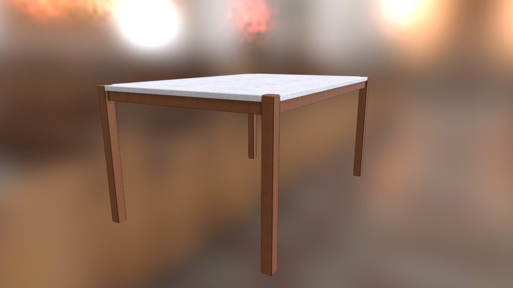 Bord - 3D model by Aaberg (@laupedersen) [5b66b3c] - Sketchfab