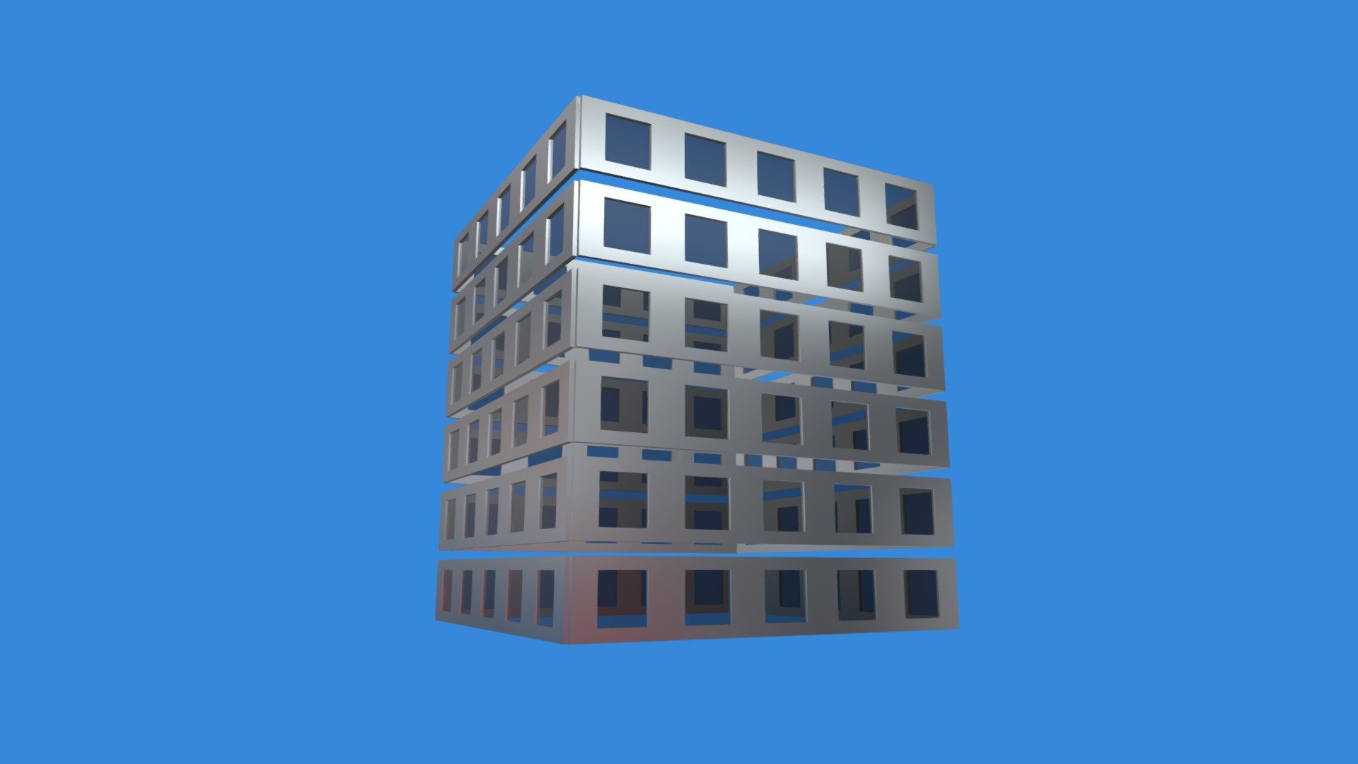 Six floor levels - 3D model by fasteng [5b66dc0] - Sketchfab
