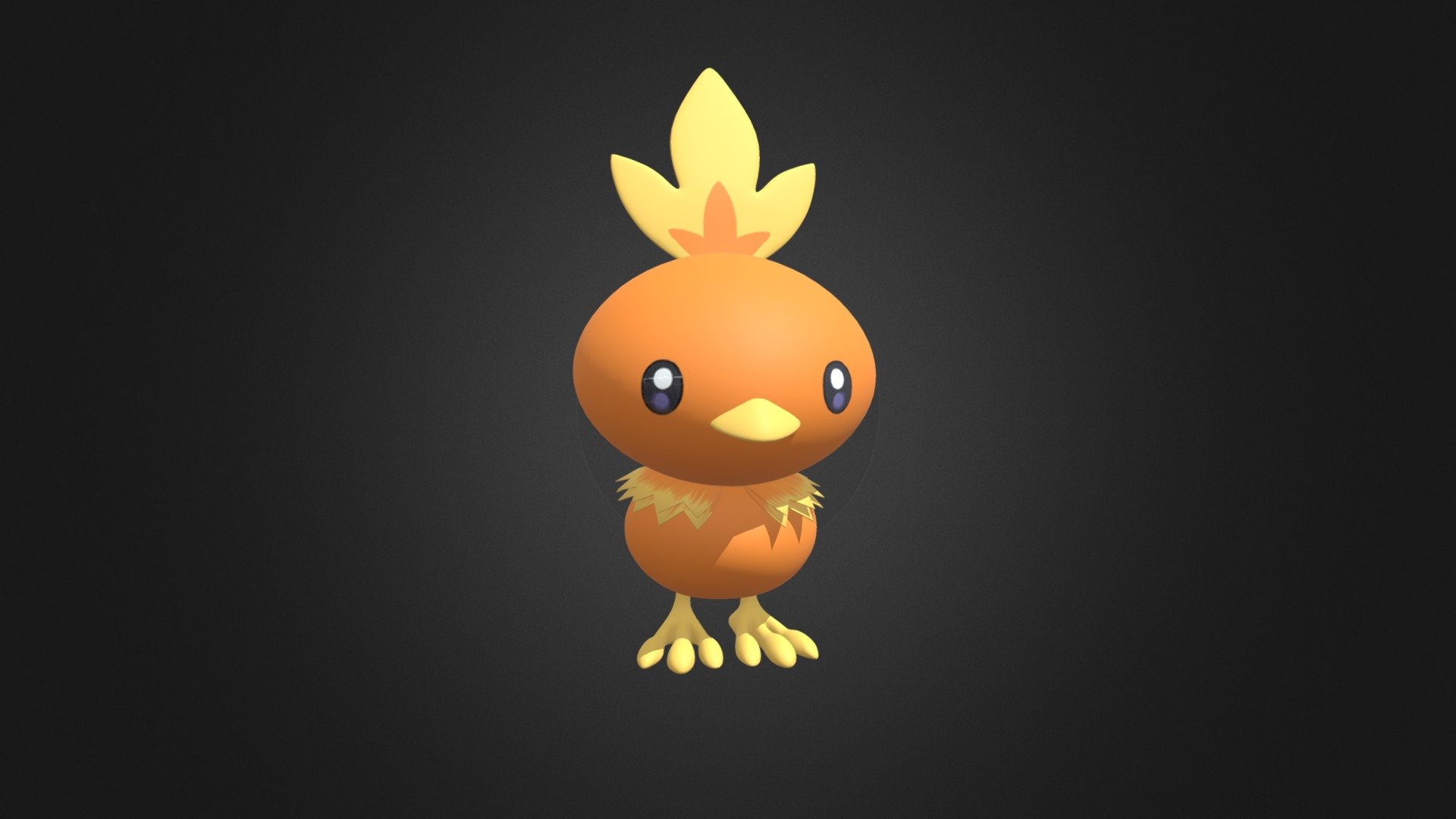 Torchic - Pokemon - 3D model by Fatima D. (@fatimadlossantos) [5b66f14 ...