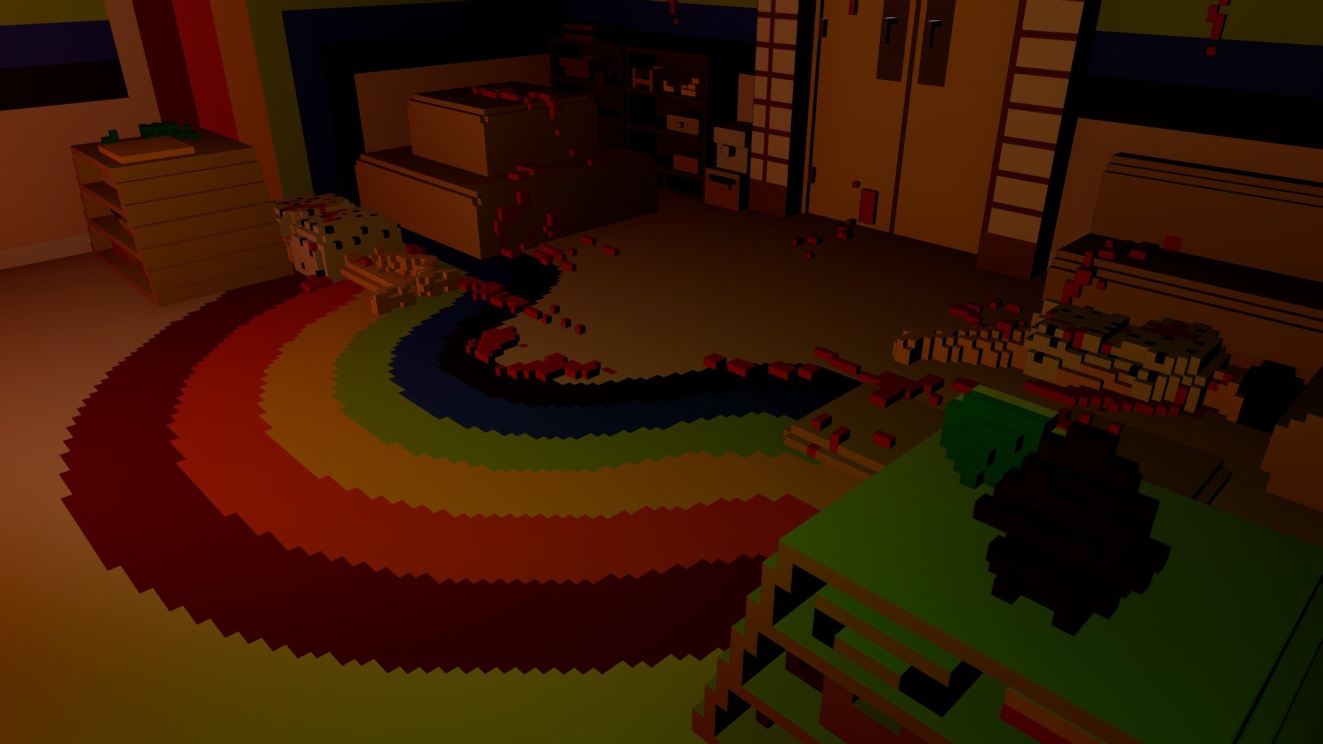 Rainbow room from Stranger Things - 3D model by Veroni9 ...