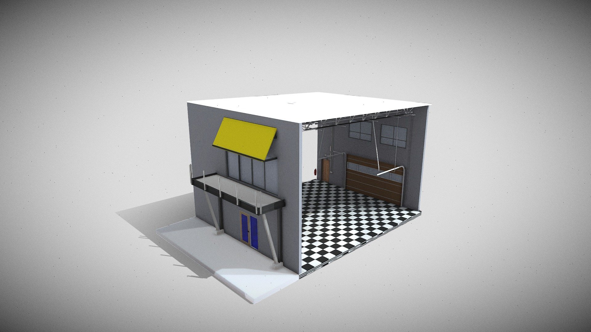 Warehouse Model - 3D model by SurvTech_3dScanningDept (@3dScanningDept ...