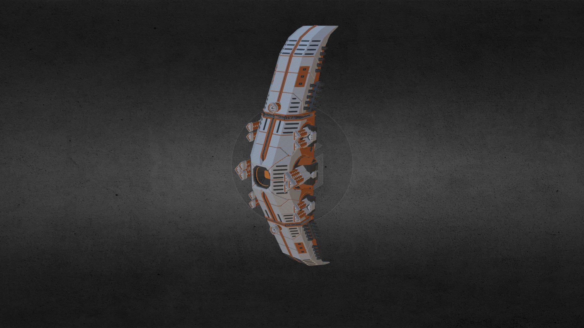 Longbow Class Battlecruiser - 3D model by Scypio [5b6ba9e] - Sketchfab