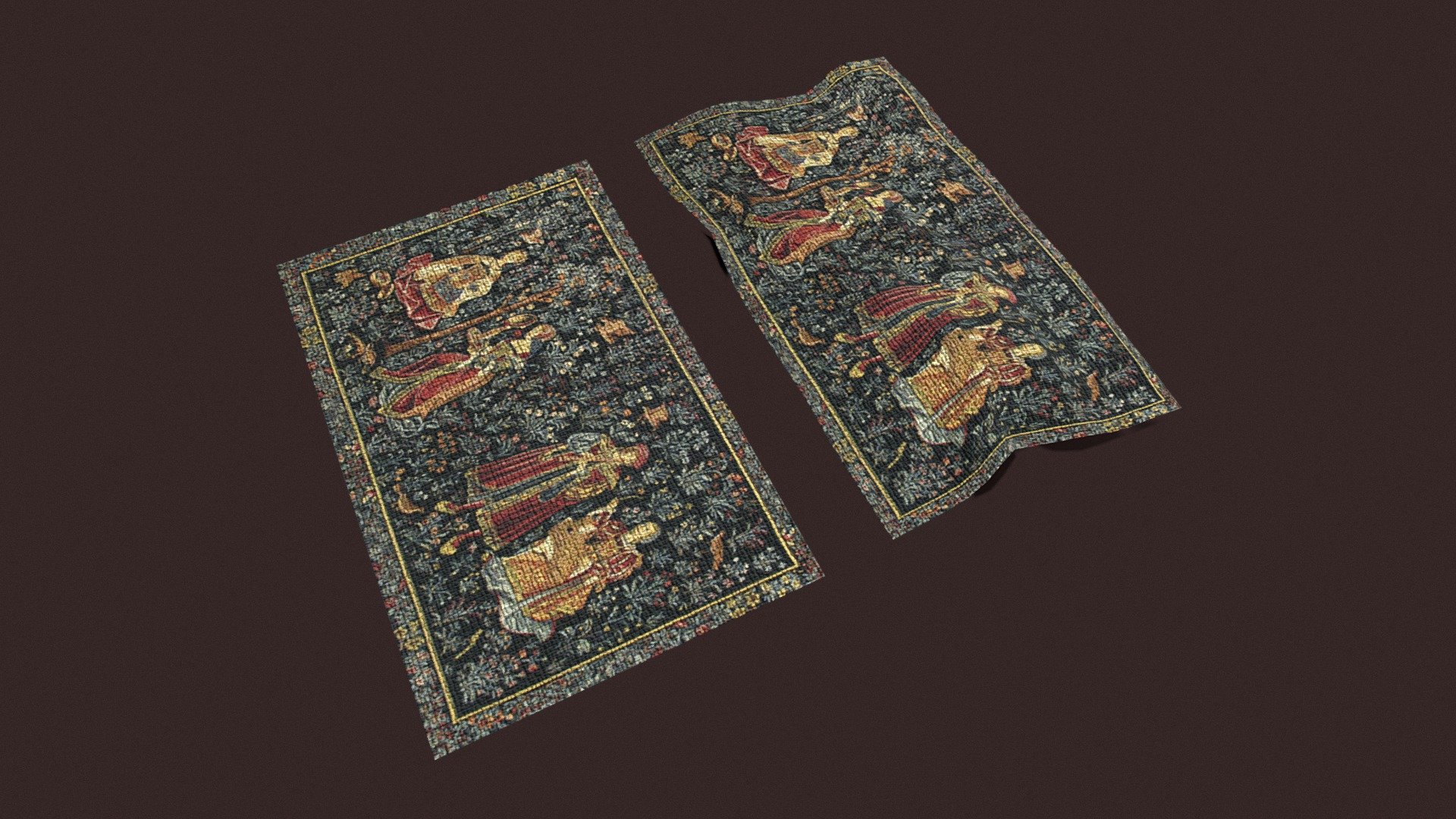 Embroidery Tapestry - Buy Royalty Free 3D model by GetDeadEntertainment ...