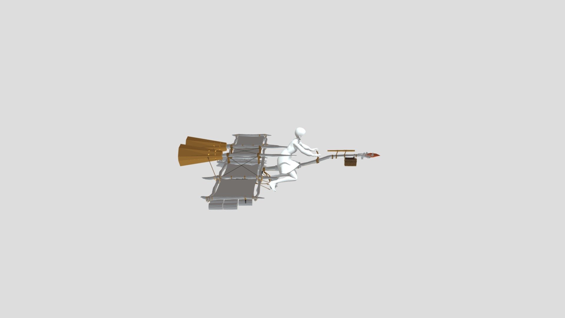 Broom With Per - 3D model by jonathon42 [5b6d7d9] - Sketchfab