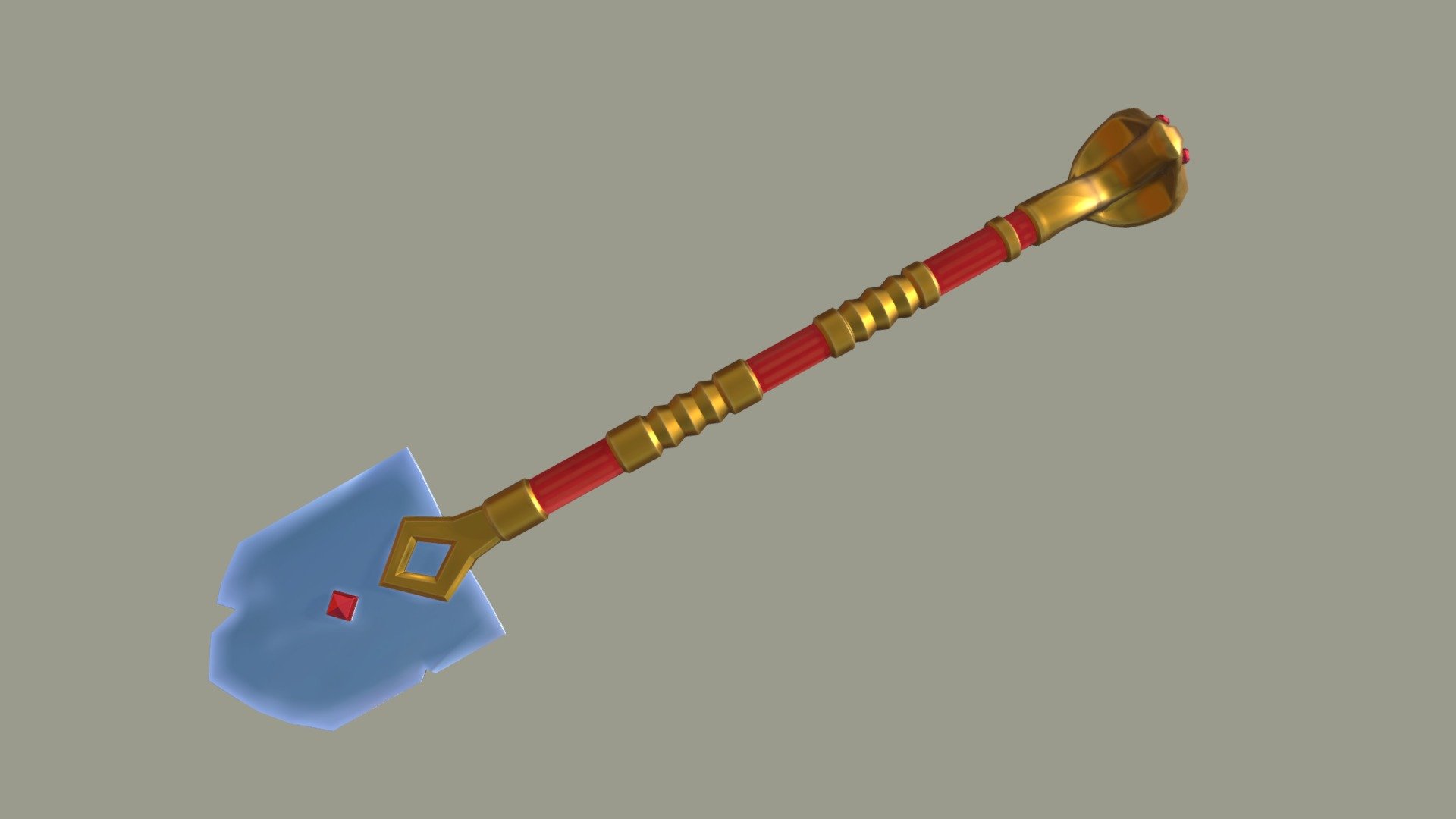 Ornate Egyptian Spade - 3D model by Tiarnan Jones (@percival_designs ...