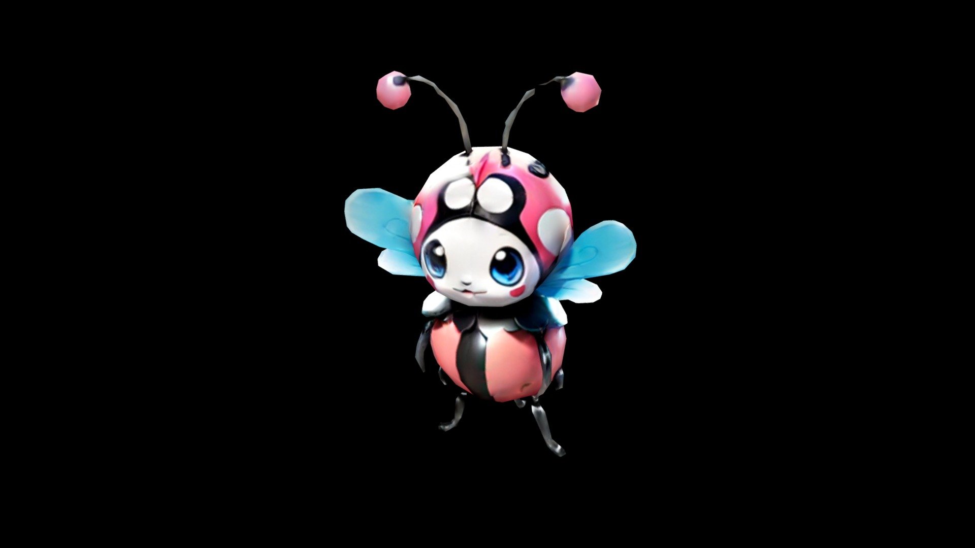 "Happy Pink Botany A Cartoon Toy Garden with Aud - Download Free 3D ...
