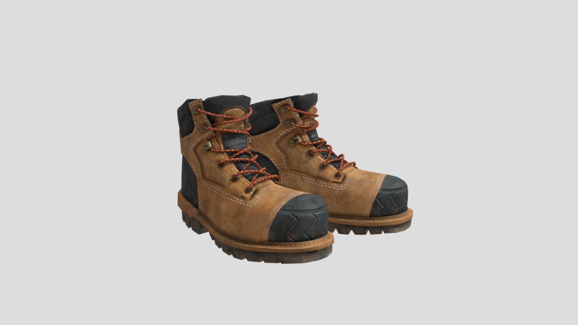 Steel Toe Boots - 3D model by BitSpaceDevelopment (@bsd3d) [5b6f6e0 ...