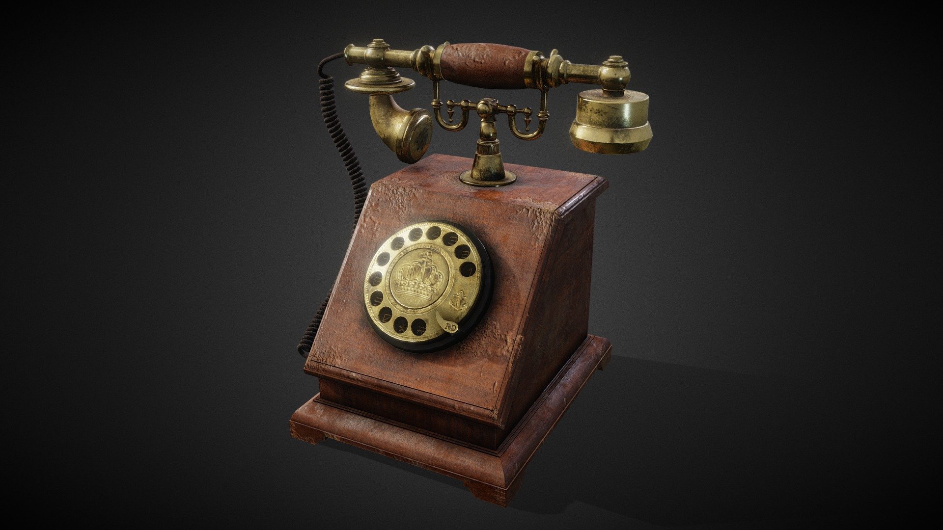 Antique telephone - 3D model by Samfiras [5b71d68] - Sketchfab