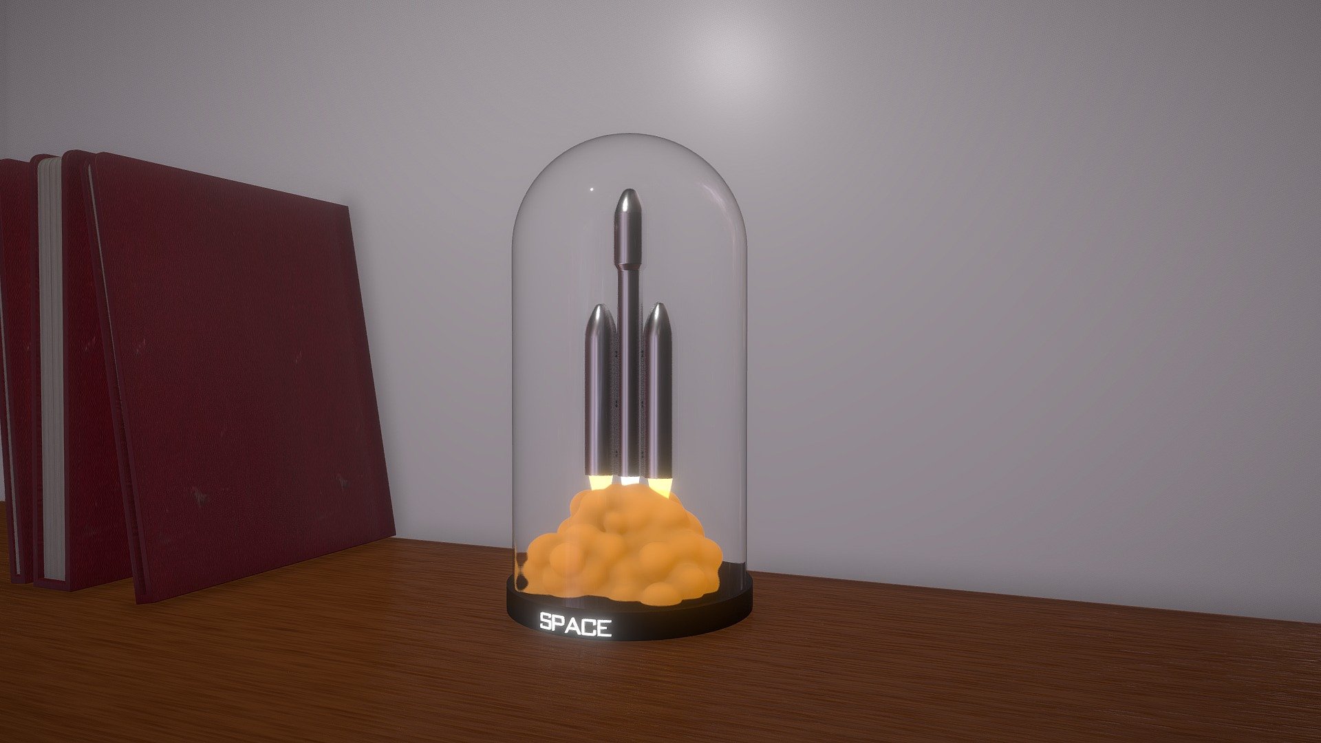 Table Prop. Rocket Lamp - Download Free 3D model by Dumb Yet Creative ...
