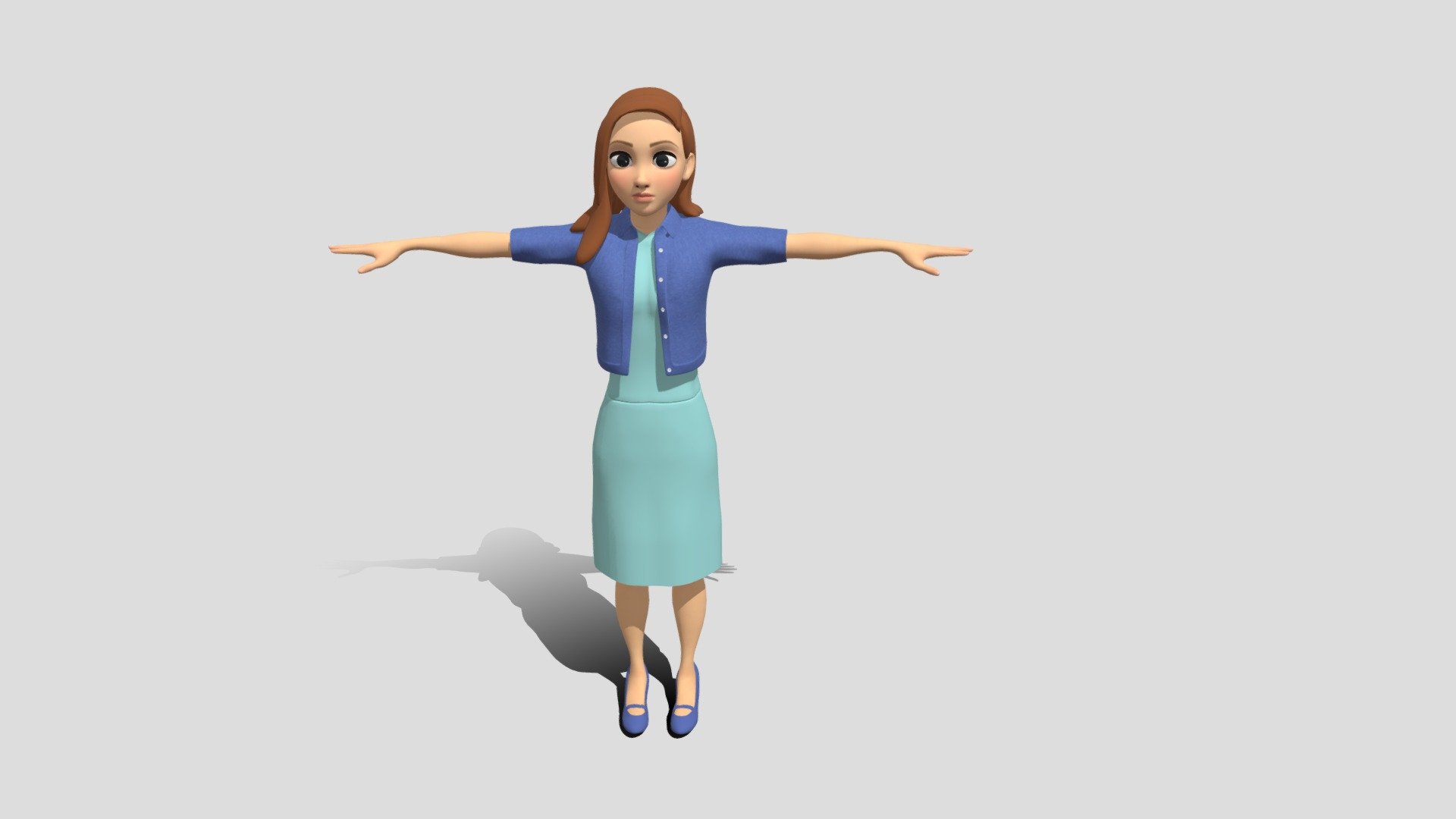 Female casual cloth - 3D model by HeRoy [5b7428c] - Sketchfab