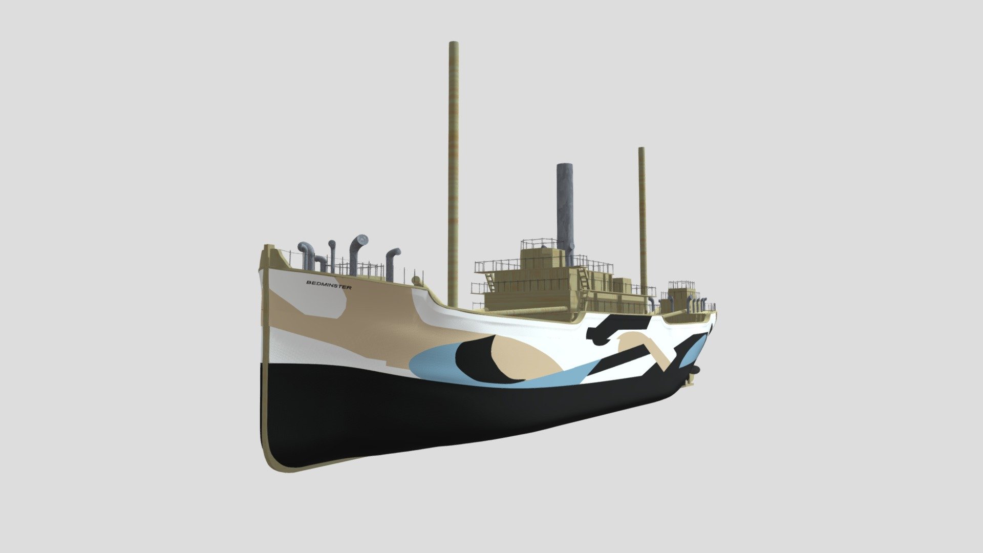 BEDMINSTER - Download Free 3D model by NOAA's Monitor National Marine ...