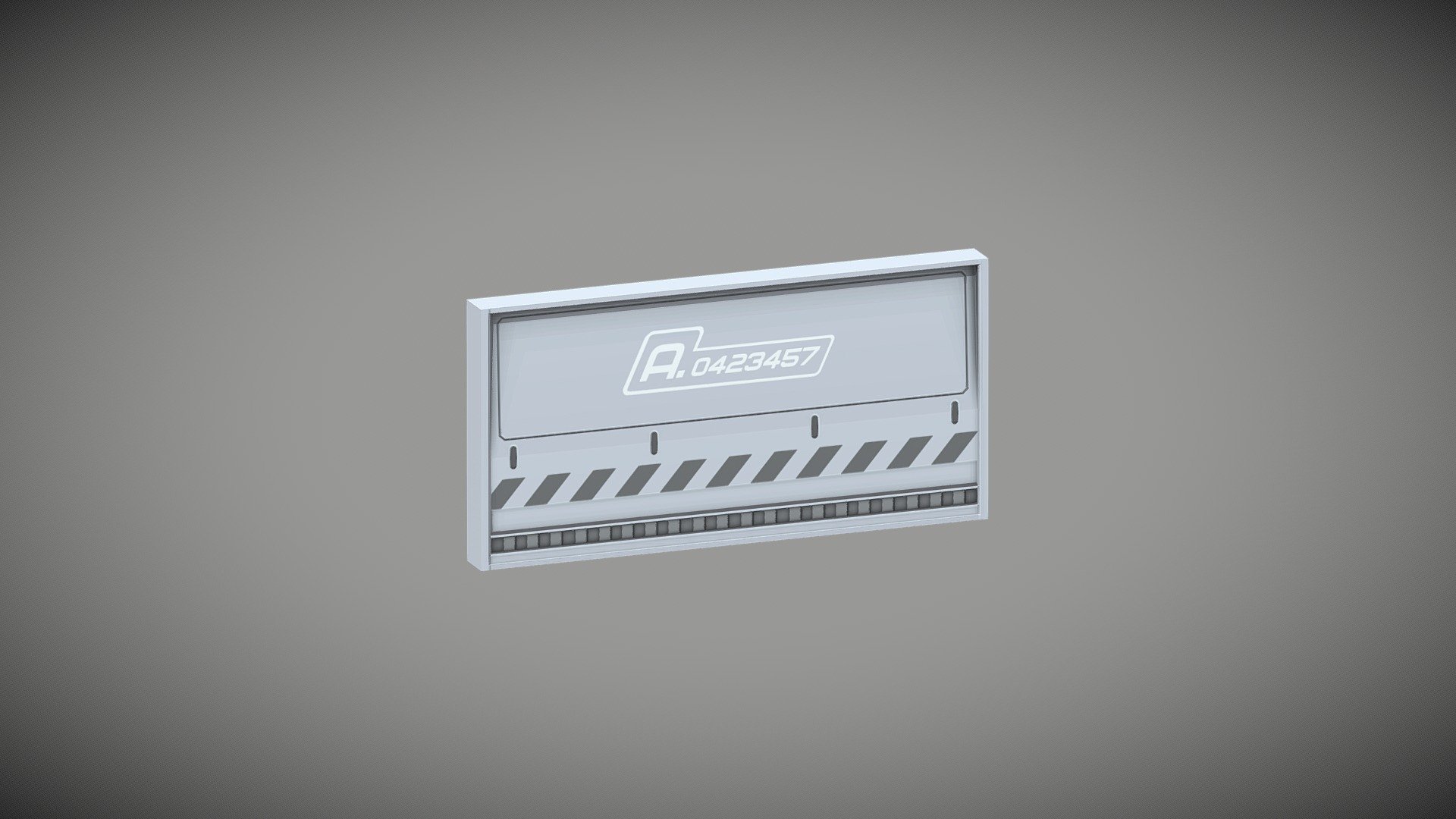 Sci-Fi Level Kit AAA: Wall Tile B - Buy Royalty Free 3D model by ...