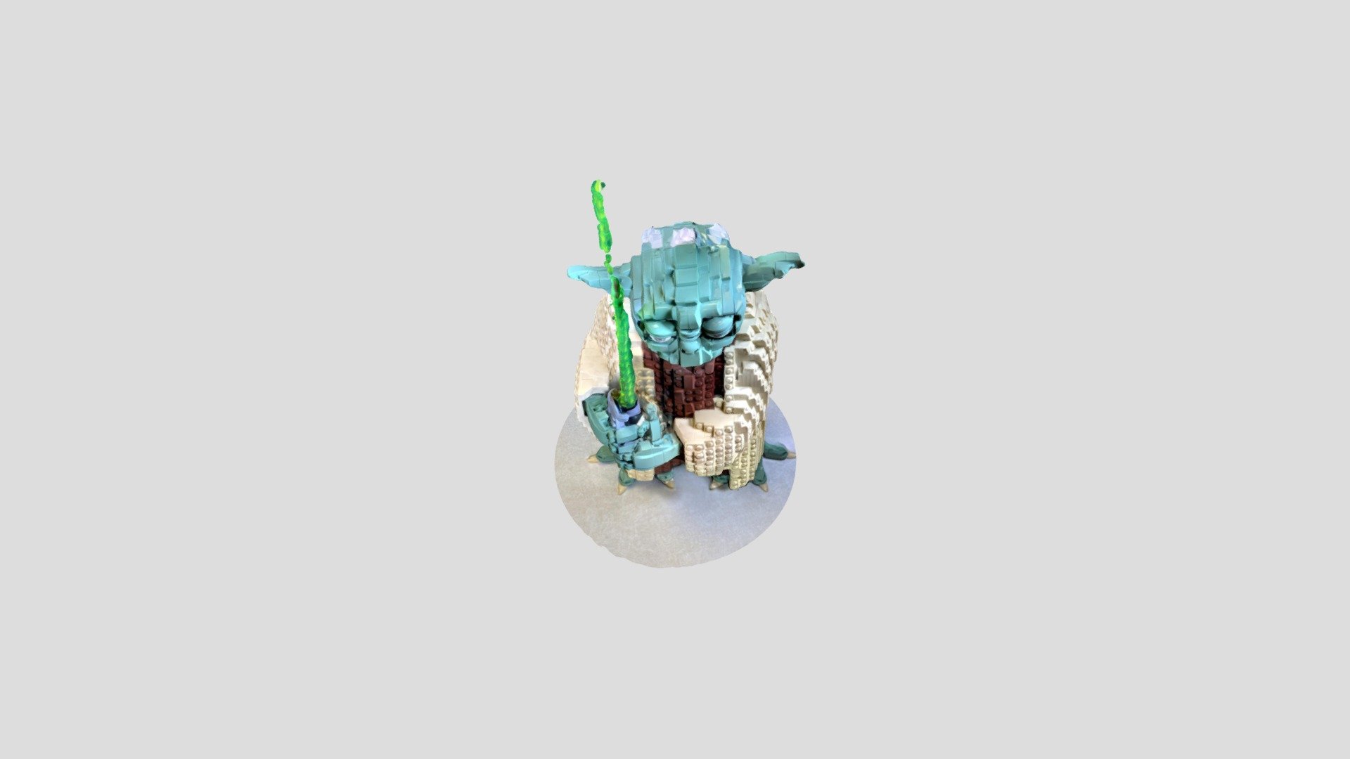 Enlightened Yoda - 3D model by woodexperimental [5b78ee5] - Sketchfab