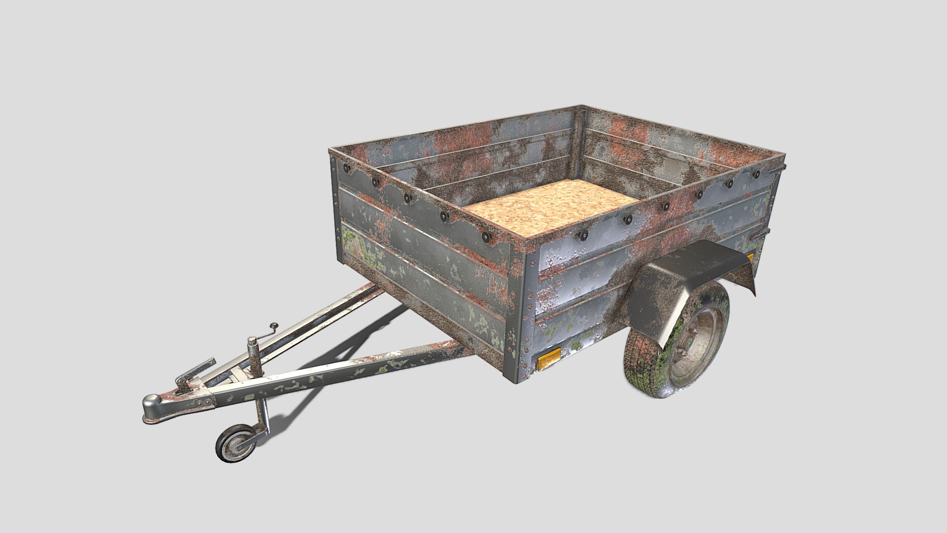Trailer V3 Weathered - Buy Royalty Free 3D model by dragosburian ...