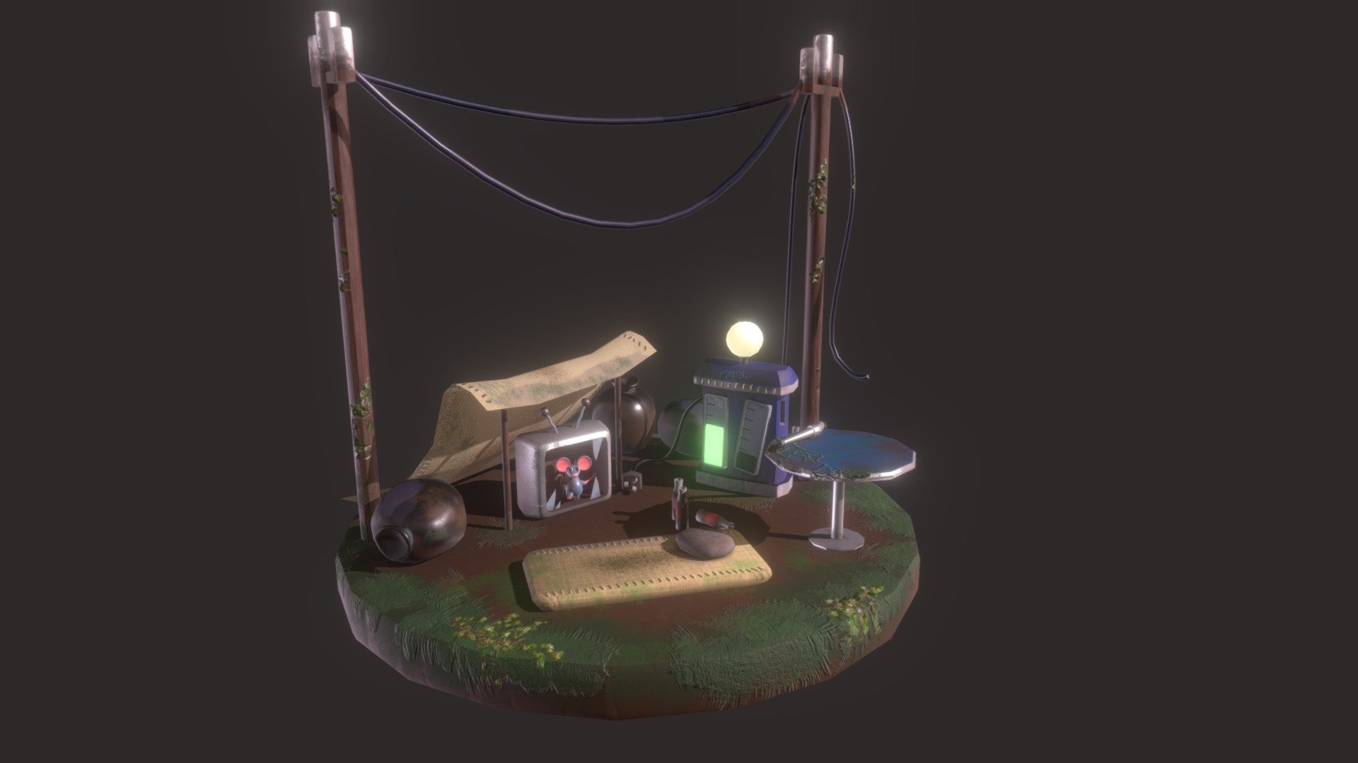 Junk Yard - 3D model by YasminGeorge [5b79d33] - Sketchfab