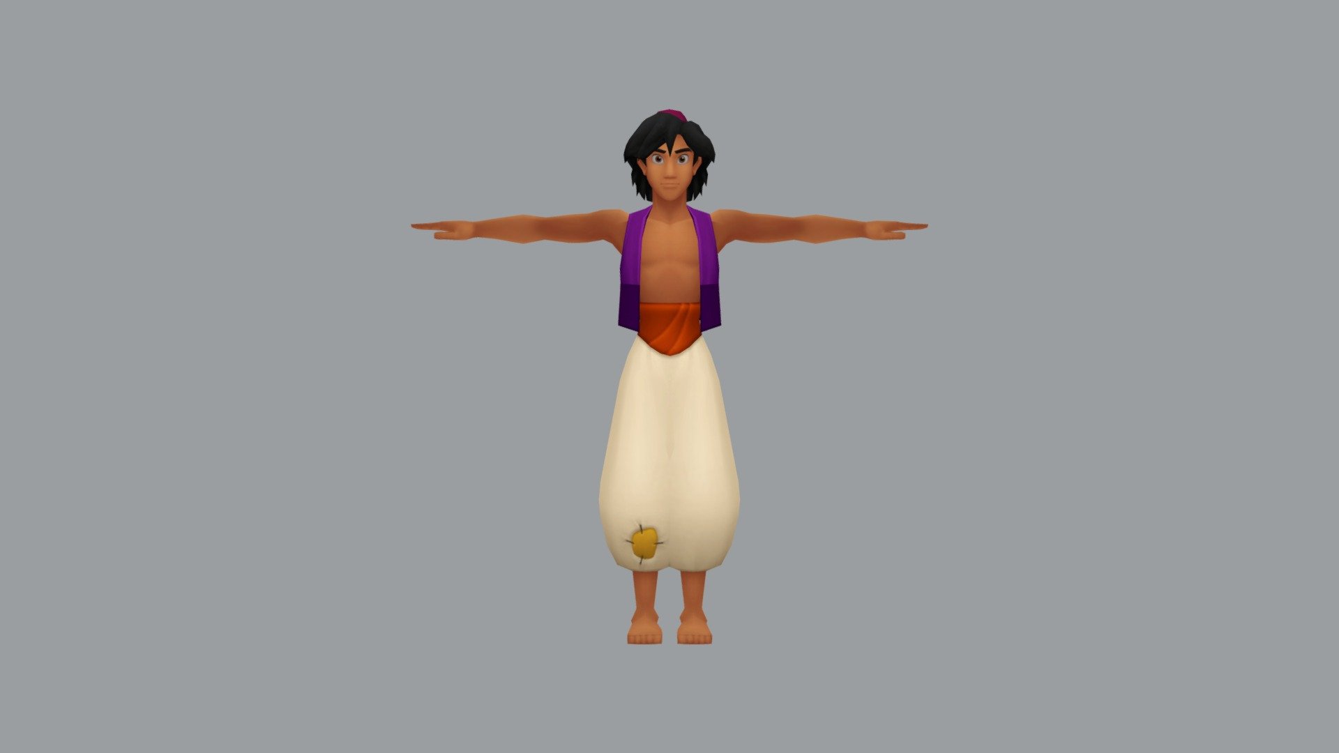 PlayStation 2 - Kingdom Hearts - Aladdin - Download Free 3D model by ...