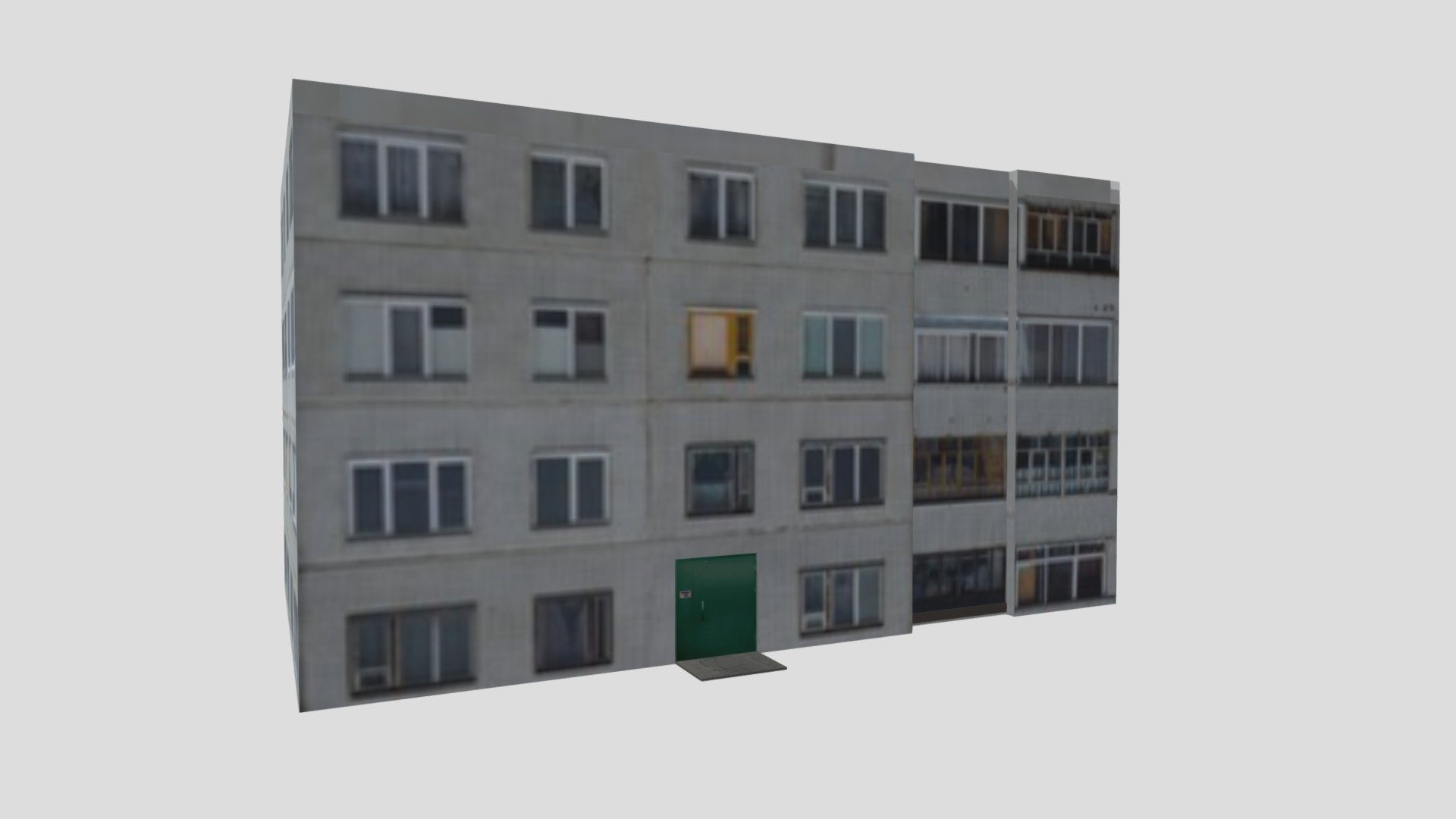 Panel house - Download Free 3D model by BUBUK (@12buuk1) [5b7b185 ...