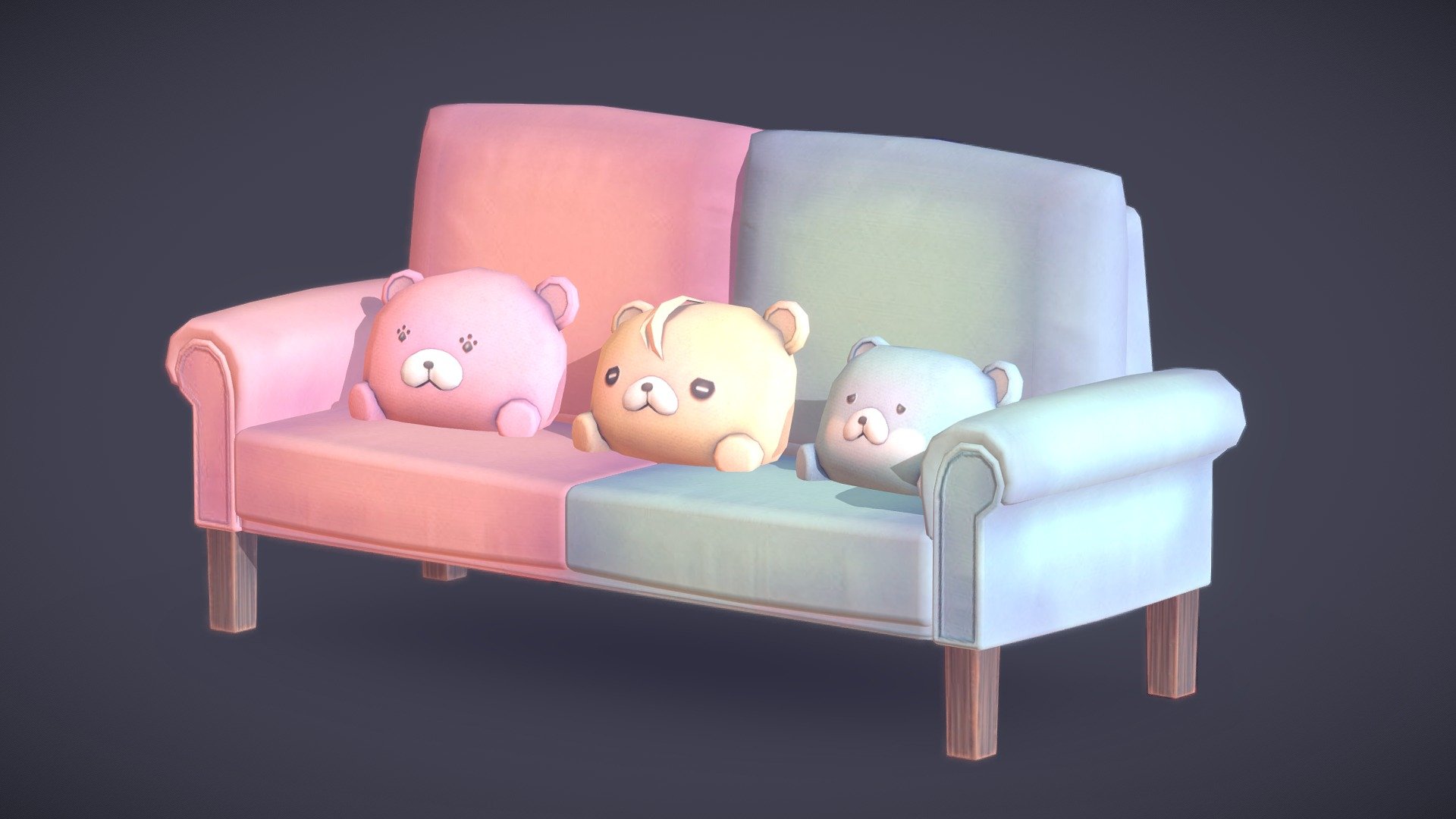 Bear Sofa - 3D model by Gigraini [5b7c3cf] - Sketchfab