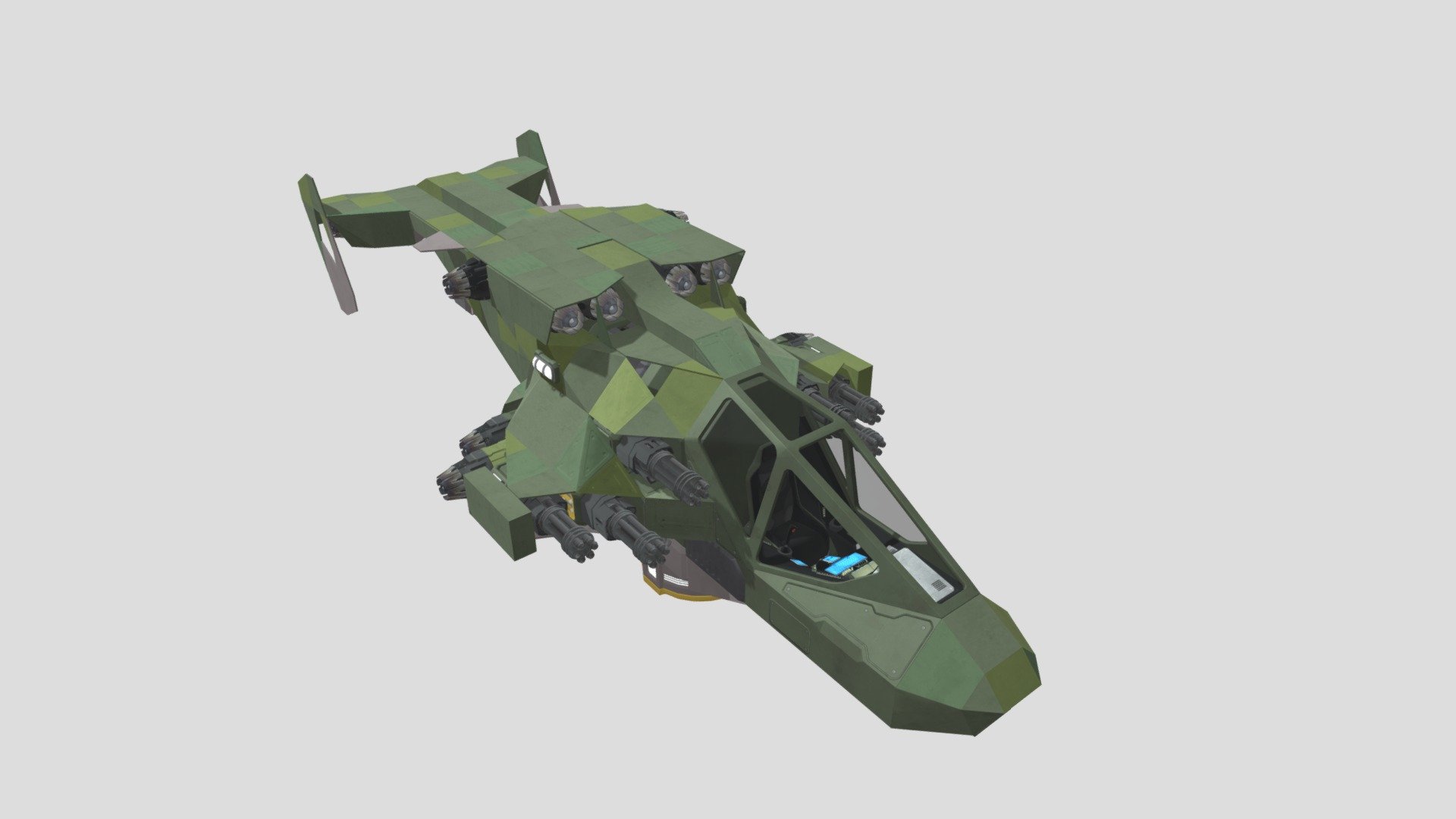 LAC-5 Damselfly - Download Free 3D model by IngenieroFeliz [5b7c8d2 ...