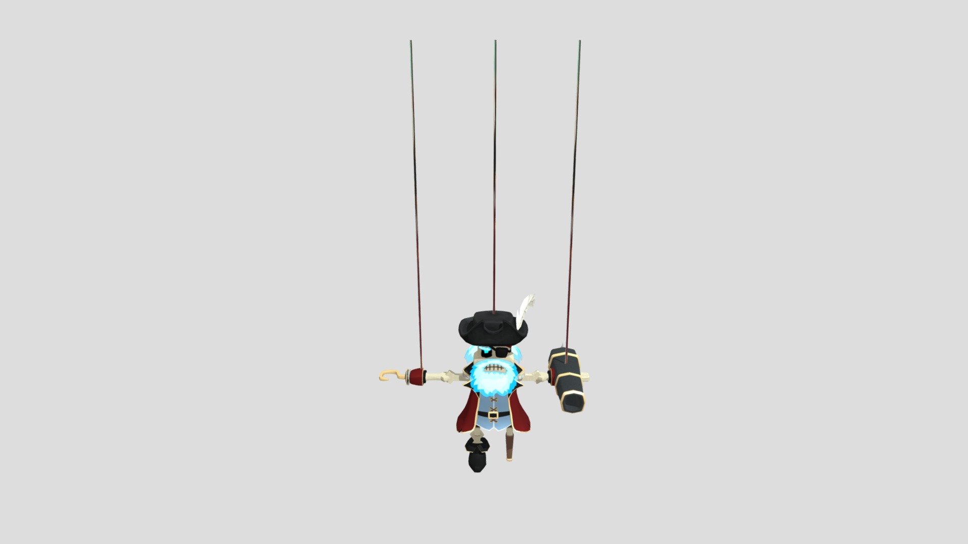 Rec Room ghost beard beard fixed - Download Free 3D model by Romeo rios ...