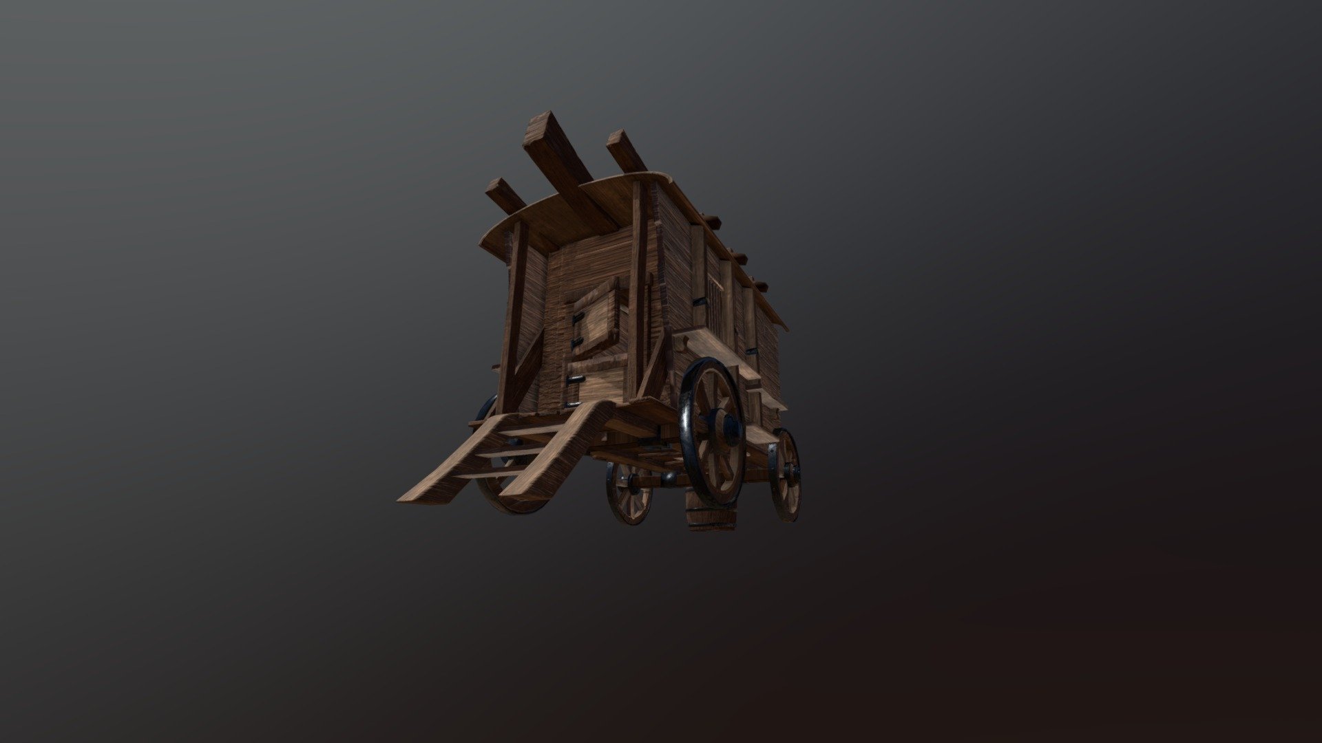 Caravane Médiévale - Download Free 3D model by RomainGillet [5b7d454 ...