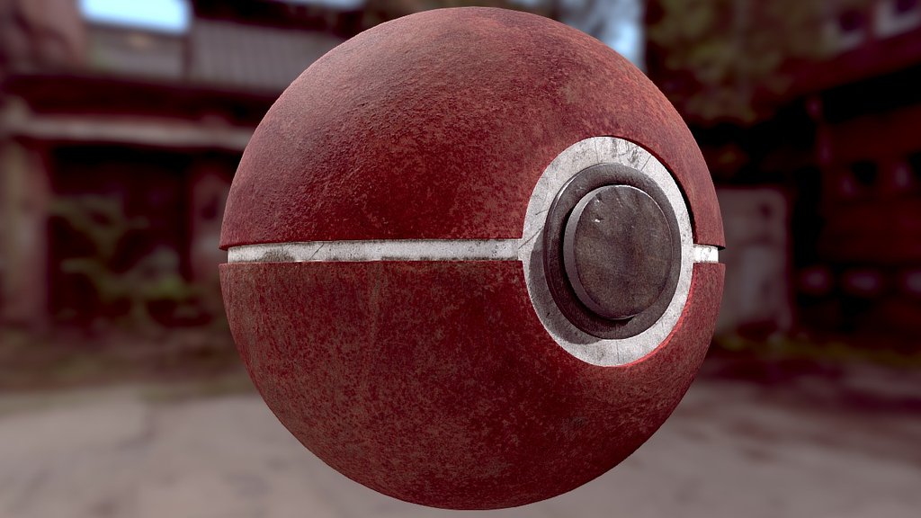 Old Iron PokeBall - 3D model by jeffersontoker [5b7f680] - Sketchfab